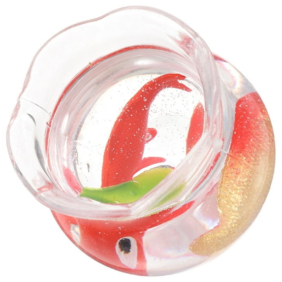 LOLIPPYY Resin Fish Small Miniature Fish Tank PVC Micro Scene Creation ...
