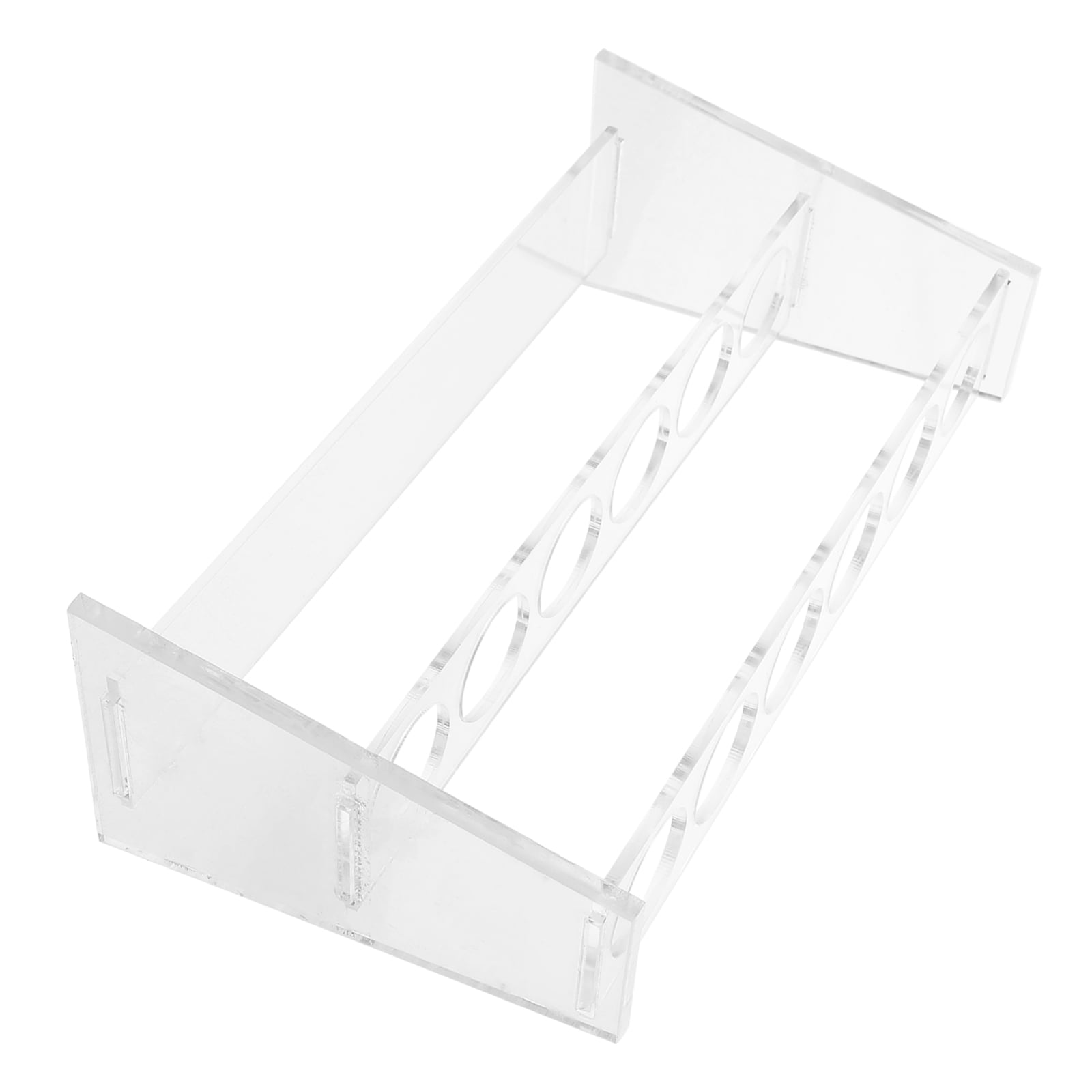 LOLIPPYY White Acrylic Reusable Test Tube Rack for School Laboratory ...
