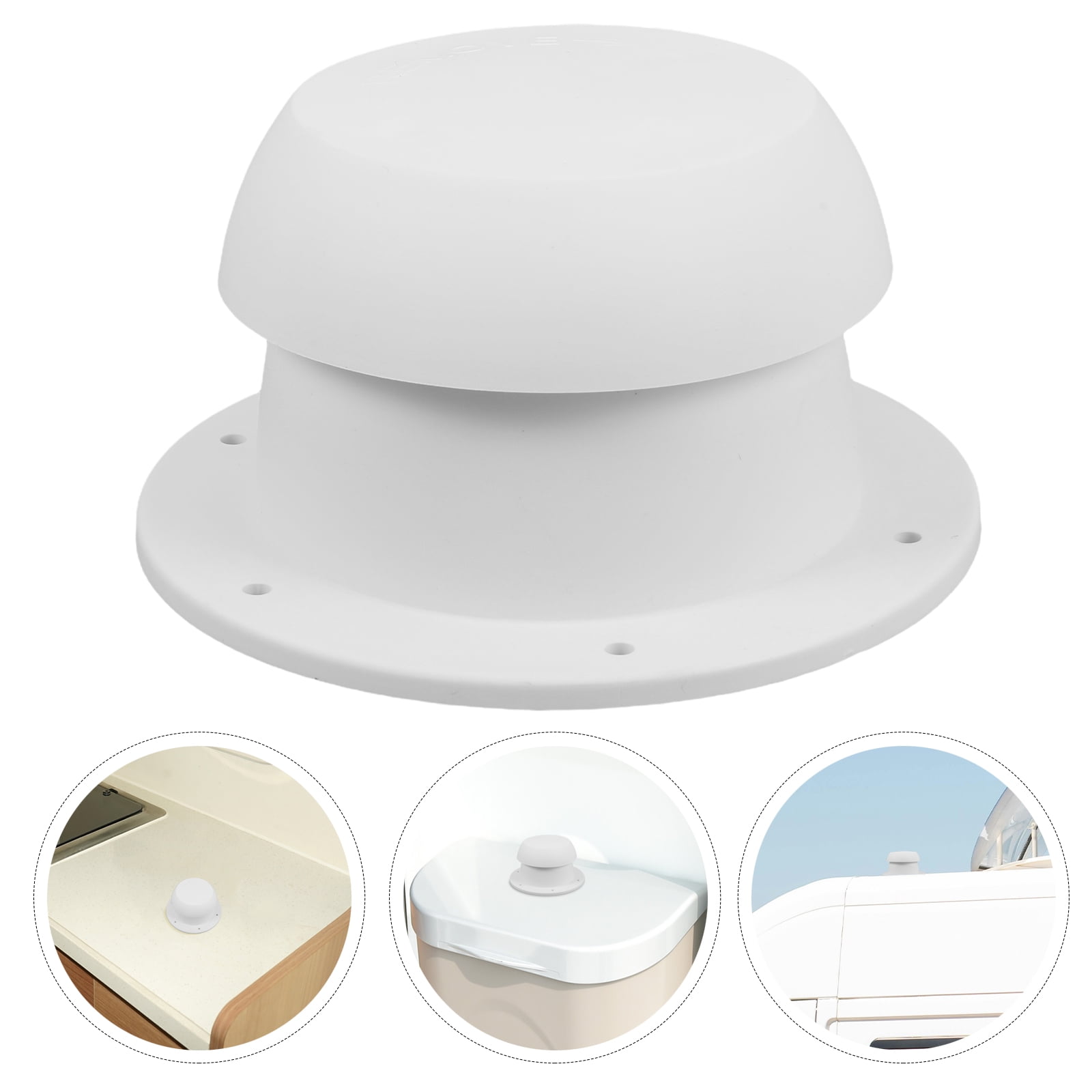 LOLIPPYY Roof Vent Cover White Plastic Ventilation Optimization Outdoor ...