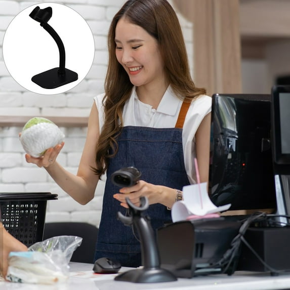 LOLIPPYY Portable Plastic Barcode Scanner Stand Rack Holder for Easy ...