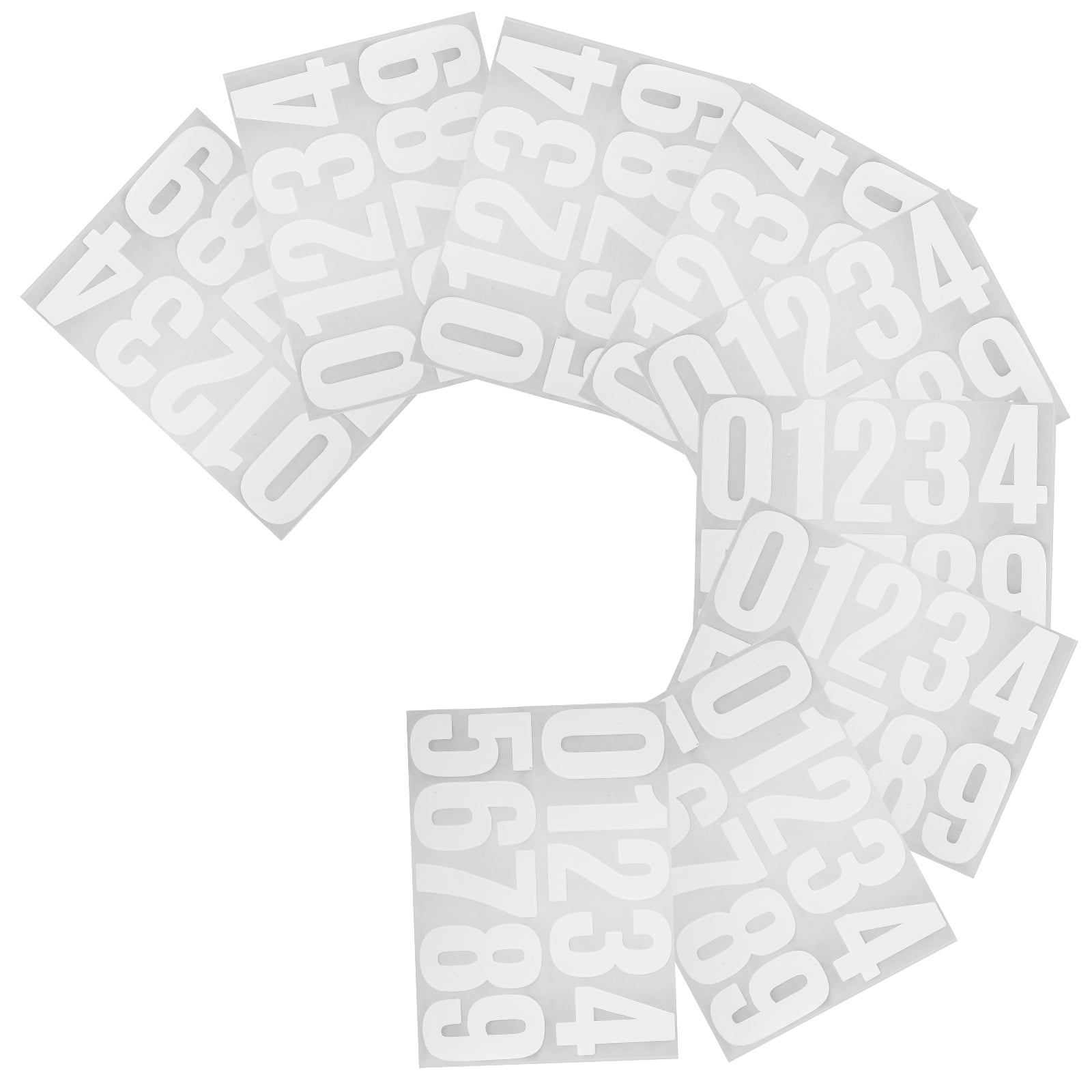 LOLIPPYY Self Adhesive Numbers Sticker for Cars Mailbox and Outdoor Use ...