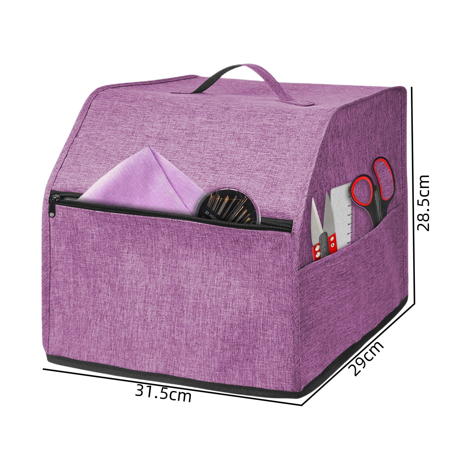 Sewing Machine Case: Sewing Machine Cover With Storage Pockets ...