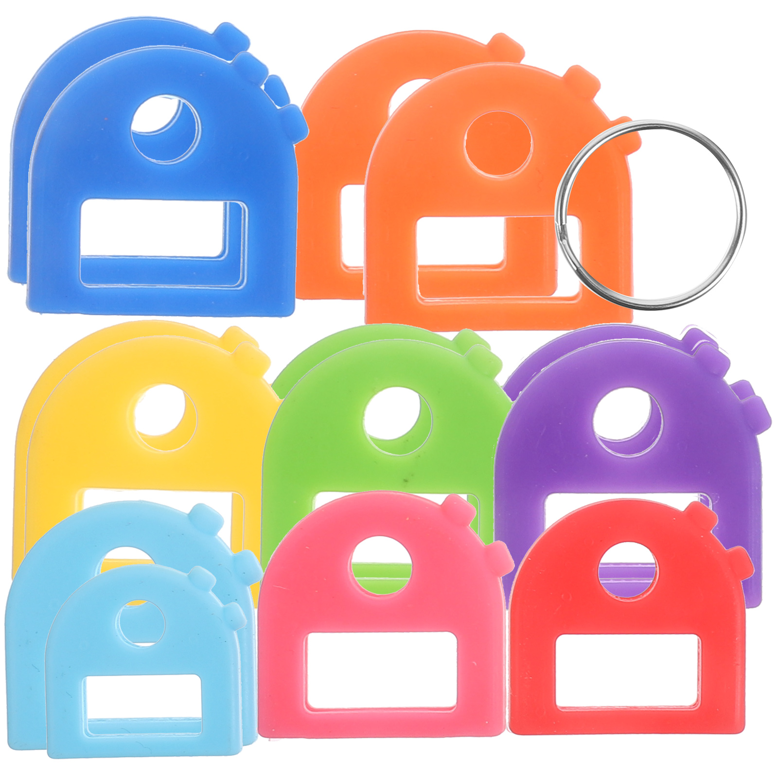 LOLIPPYY Silicone Key Cap Tags Assorted Color 16Pcs For Protection And ...