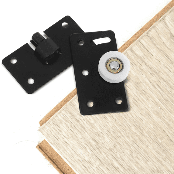 LOLIPPYY Sliding Barn Door Guide Closet Door Wheels Stainless Steel ...