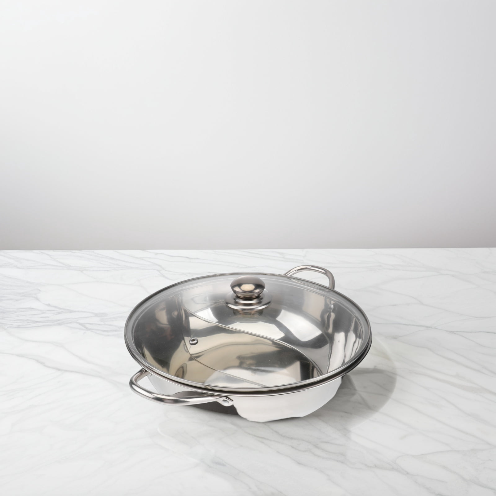 LOLIPPYY Stainless Steel Dual Pot Induction Cookware with Lid for ...