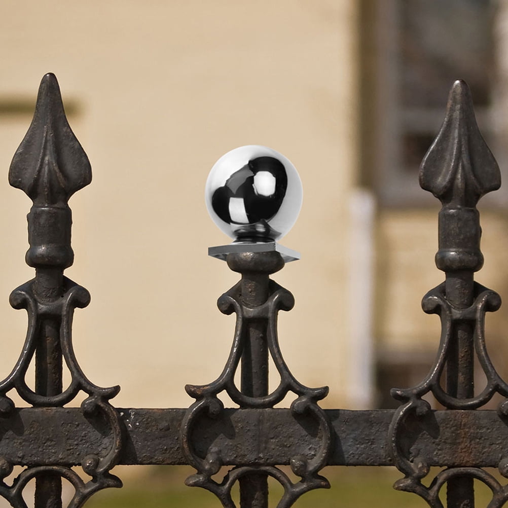 LOLIPPYY Stainless Steel Metal Handrail Ball Stair Railing Finial ...