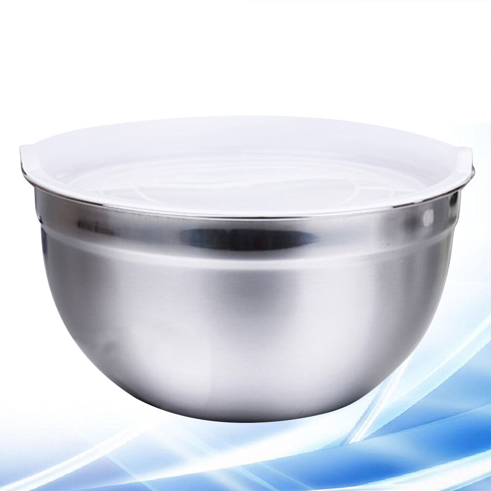 LOLIPPYY Stainless Steel Mixing Bowl 18CM Deep Fruit Salad Container ...