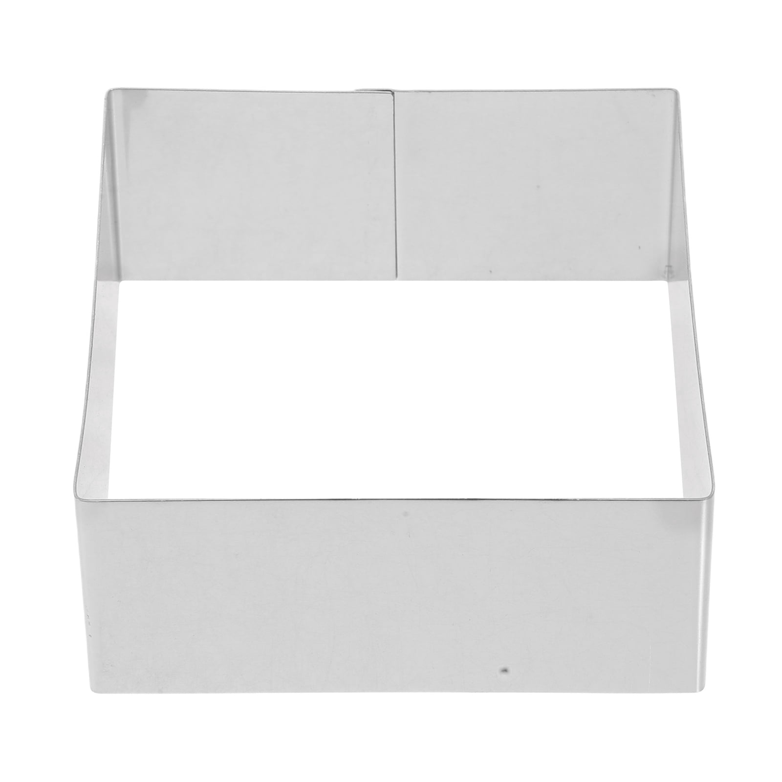 LOLIPPYY Stainless Steel Square Mousse Ring 3.65X3.65X1.57in 1Pcs For ...