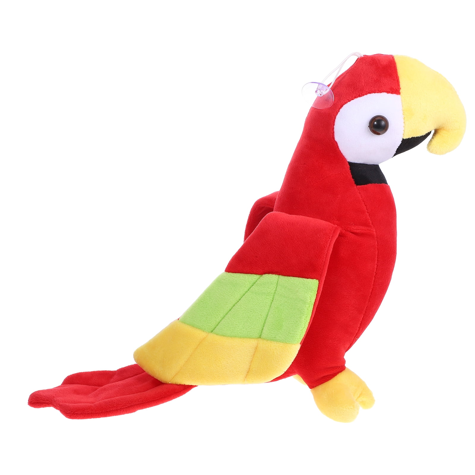 LOLIPPYY Plush Parrot Toy Realistic Stuffed Parrot Doll Soft Faux ...