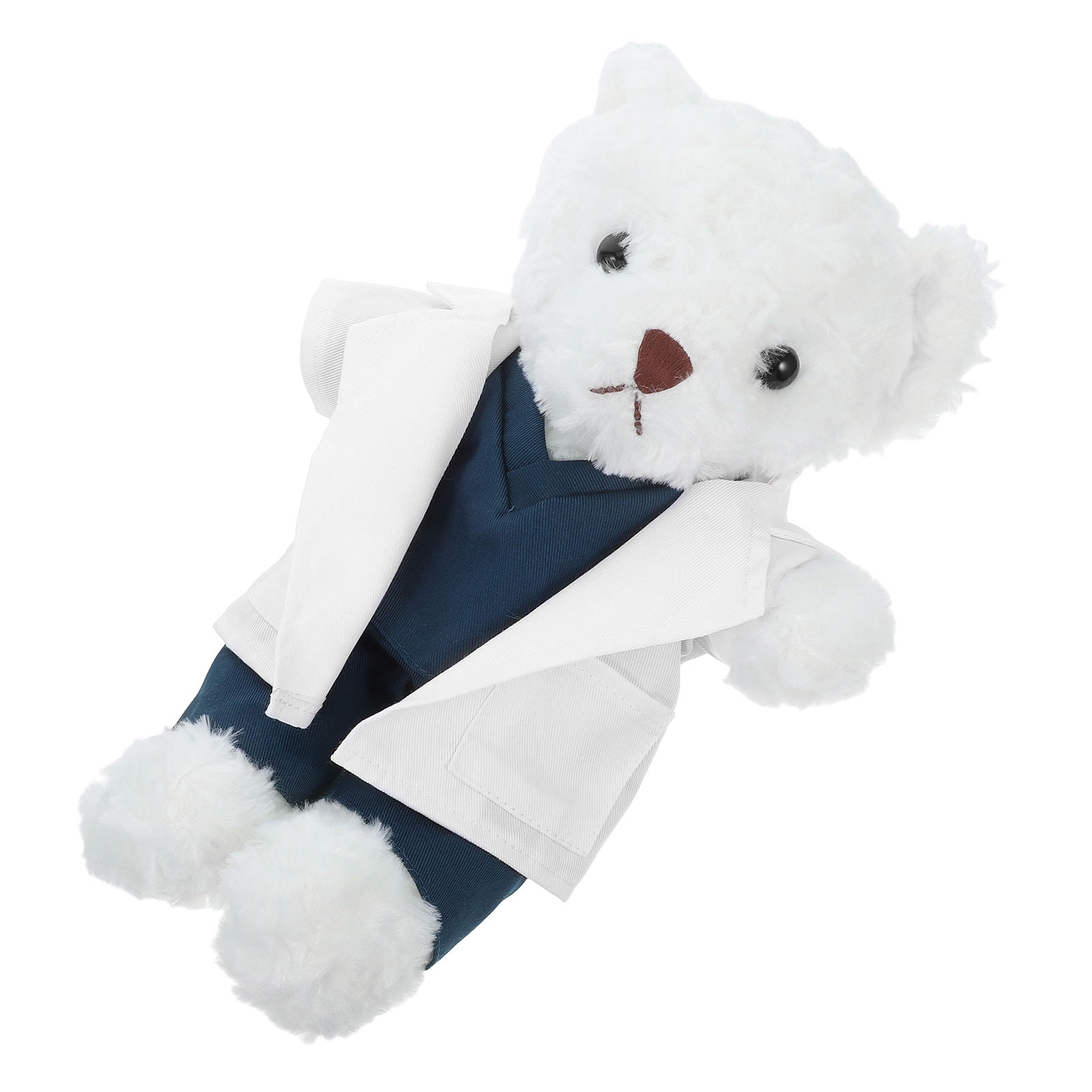 LOLIPPYY Stuffed Polar Bear Plush Doctor Stuffed Animal White PP Cotton ...