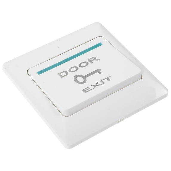 LOLIPPYY Sturdy White Push Exit Button Wall Plate for Door Access in ...
