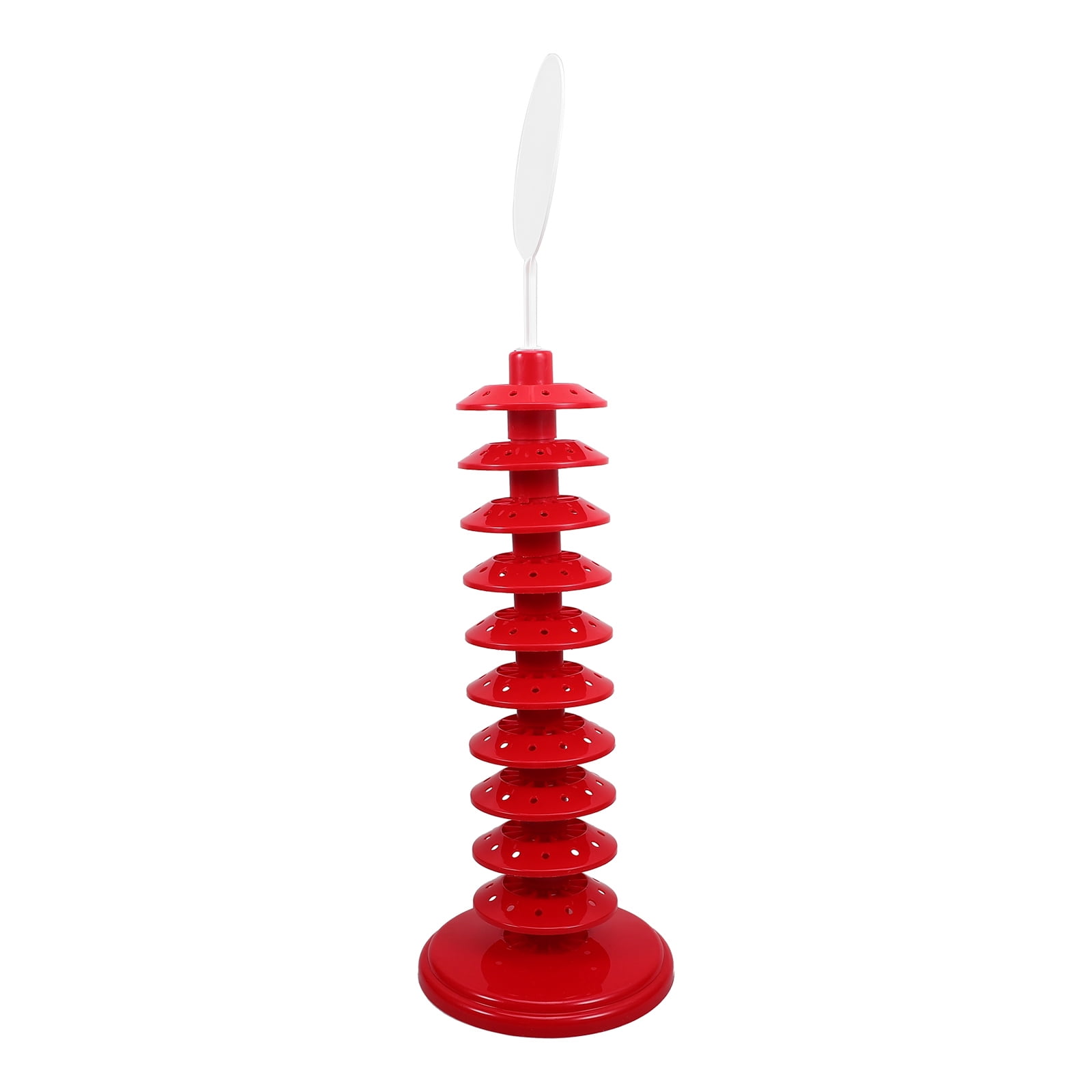 LOLIPPYY Sucker Display Stand Red PP Multi Layered Design for Dessert ...