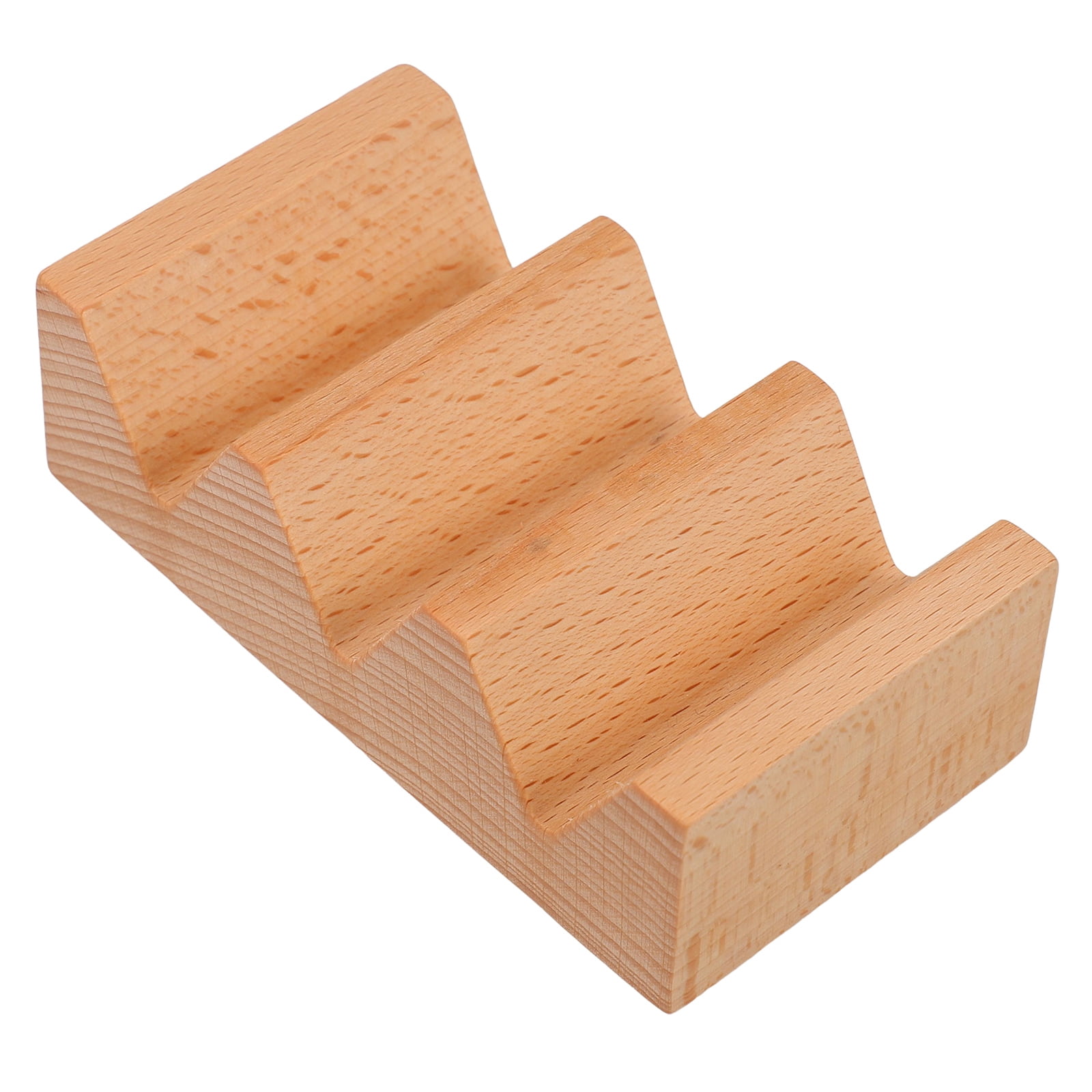 LOLIPPYY Sushi Taco Holder - 3-grid Wooden Sushi Display Rack for ...