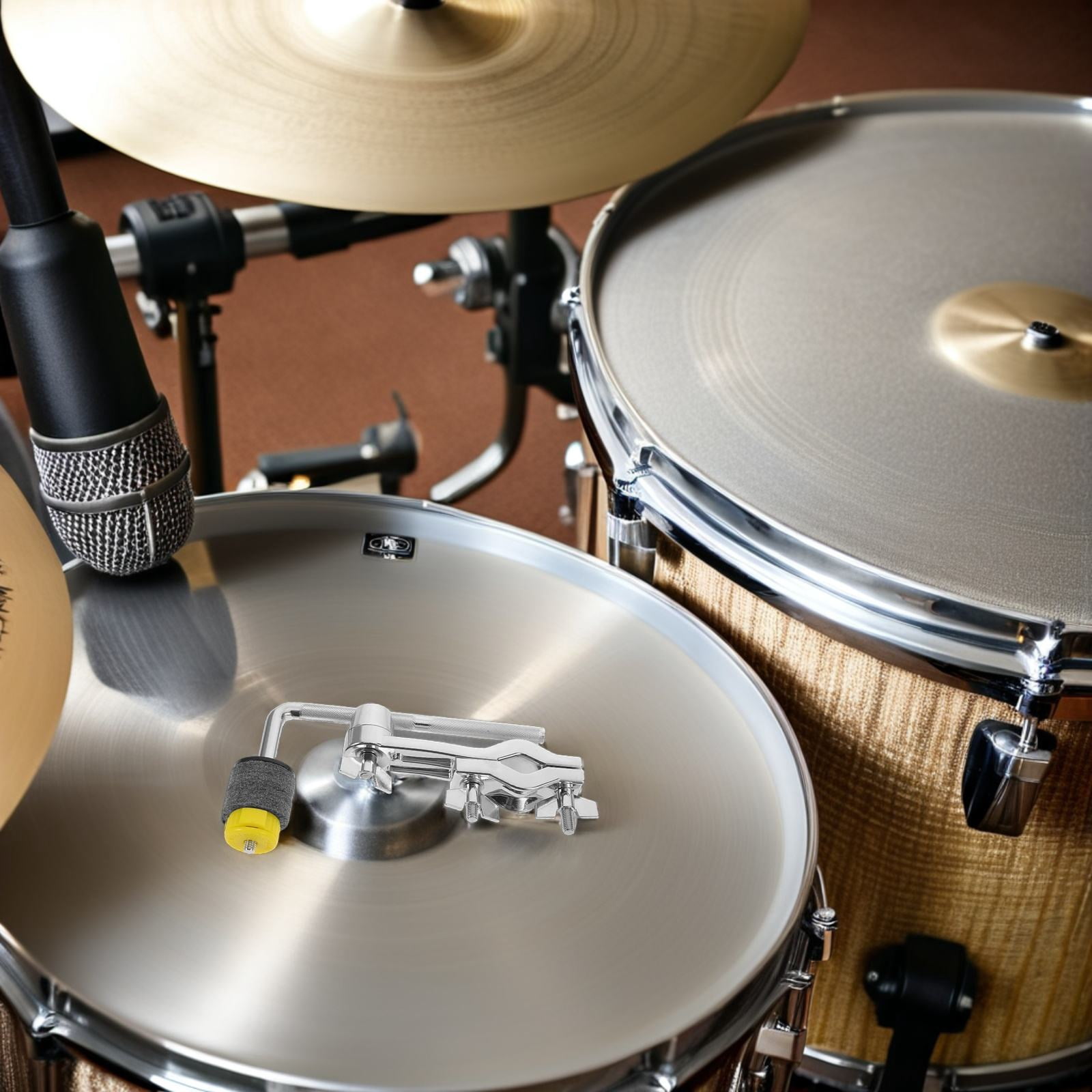 LOLIPPYY Tool Free Installation Metal Drum Cymbal Boom Clamp with ...