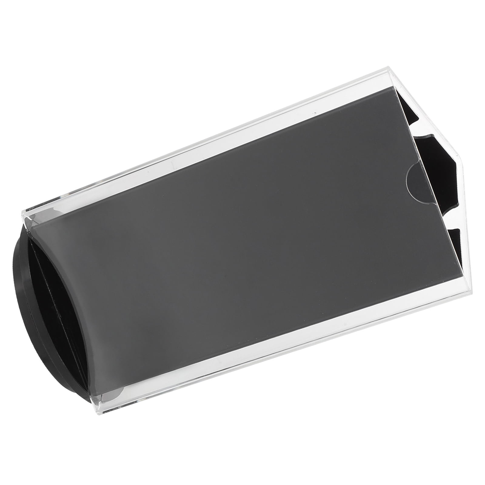 LOLIPPYY Transparent Acrylic Sign Holder Rotatable 360 Degree Tabletop ...