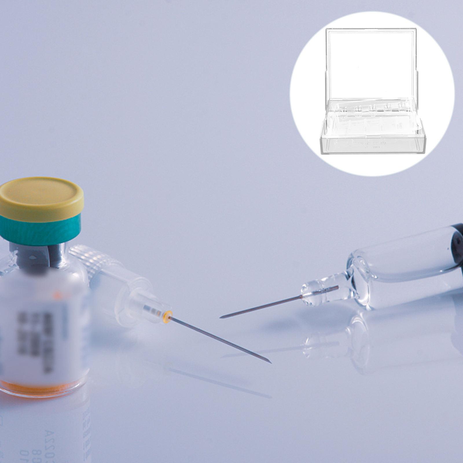 LOLIPPYY Transparent Light-Blocking Injection Box for Medical and ...