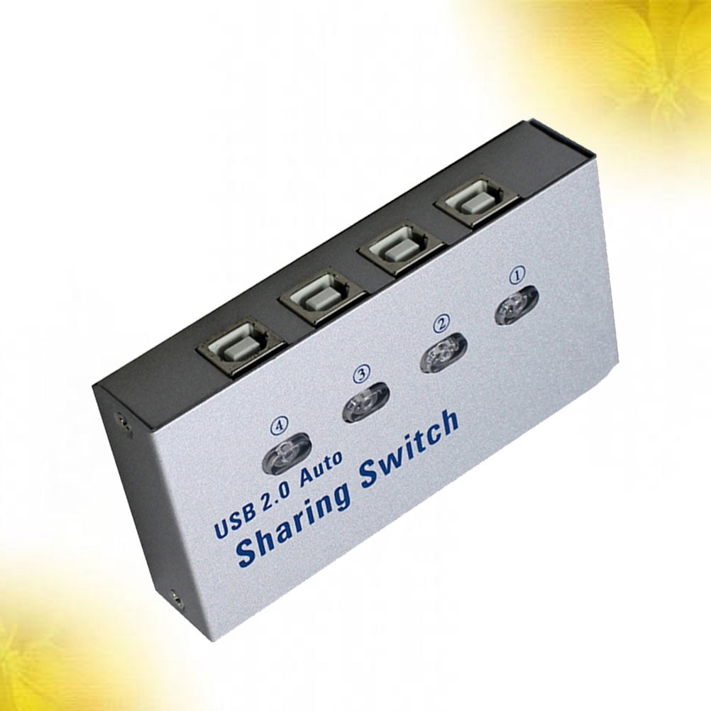 LOLIPPYY USB Printer Sharer with Automatic Switch for Multiple Computer ...