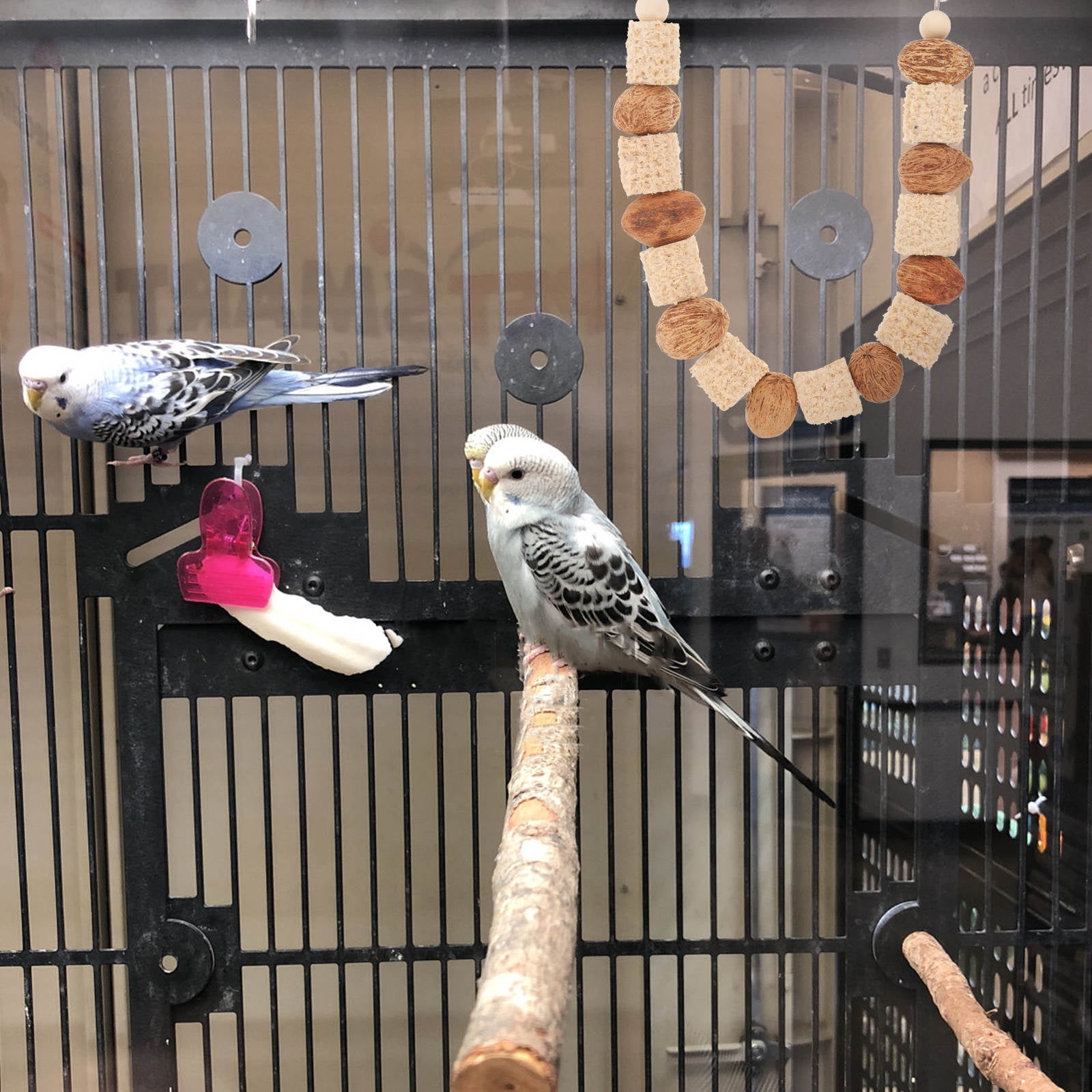 LOLIPPYY Versatile Bird Cage Accessory for Parrots with Twistable ...
