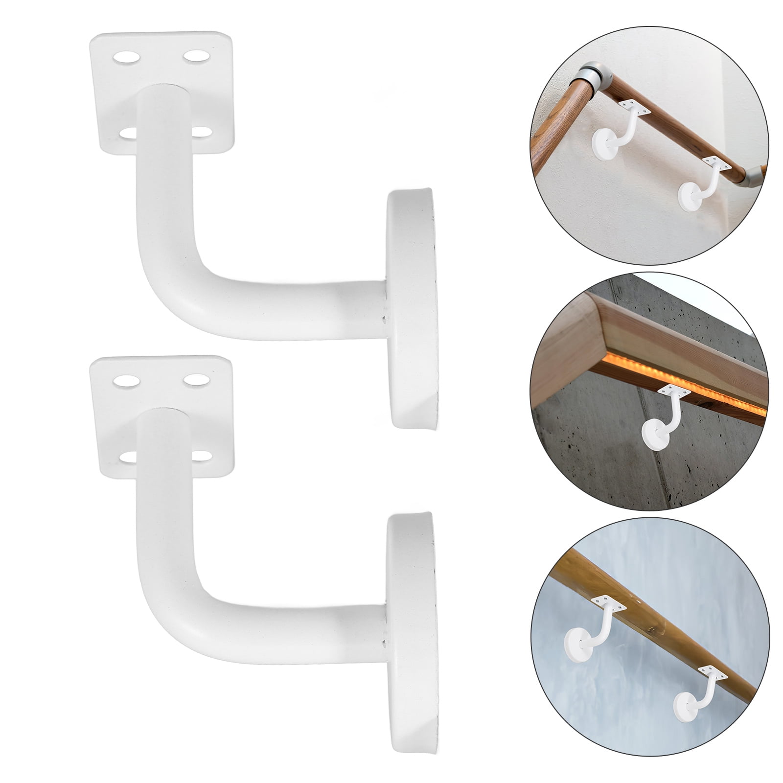 LOLIPPYY Wall Mount Rail Extended Hand Rail Bracket Staircase Handrail ...
