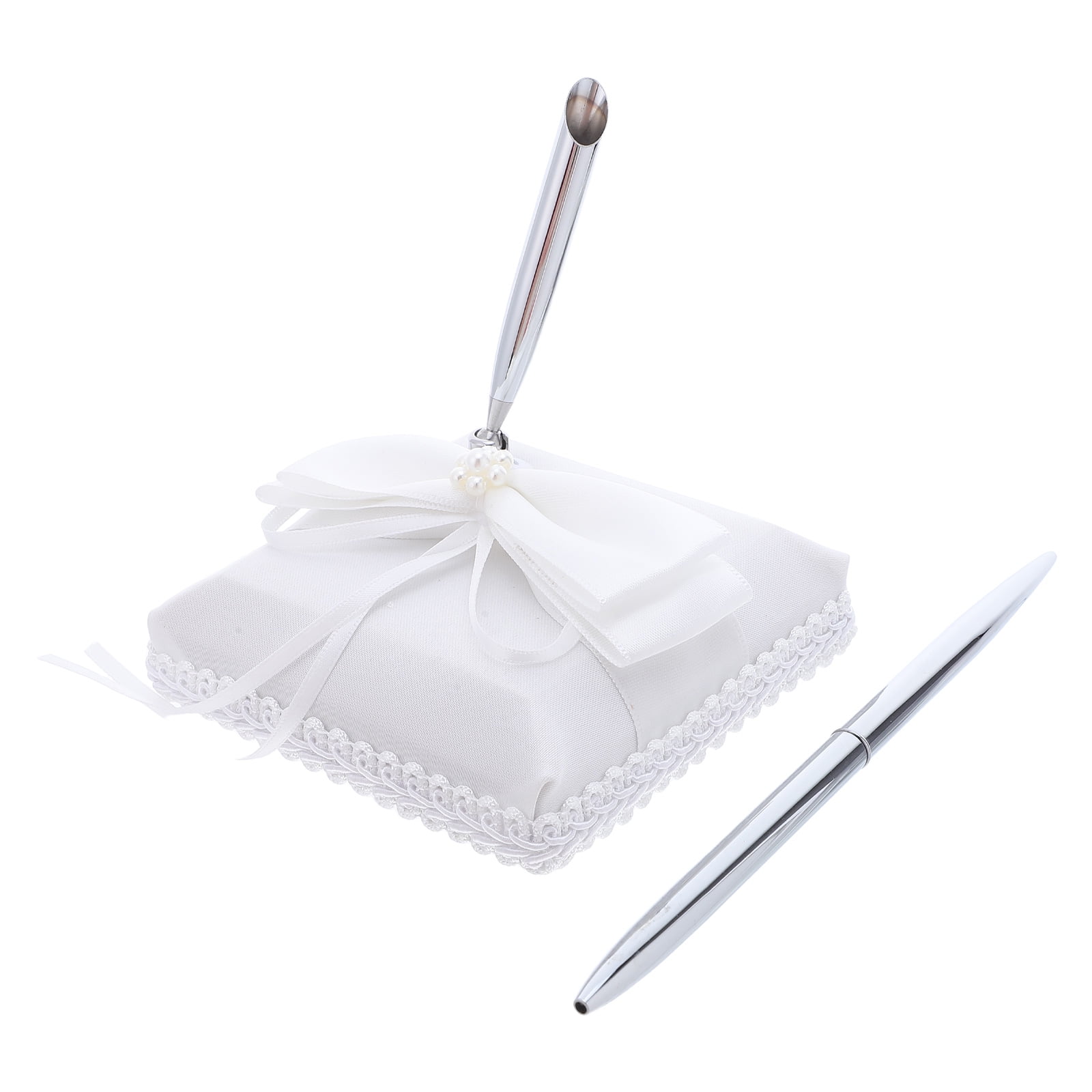LOLIPPYY Elegant Wedding Guest Book Pen Set with and Metal Holder for ...