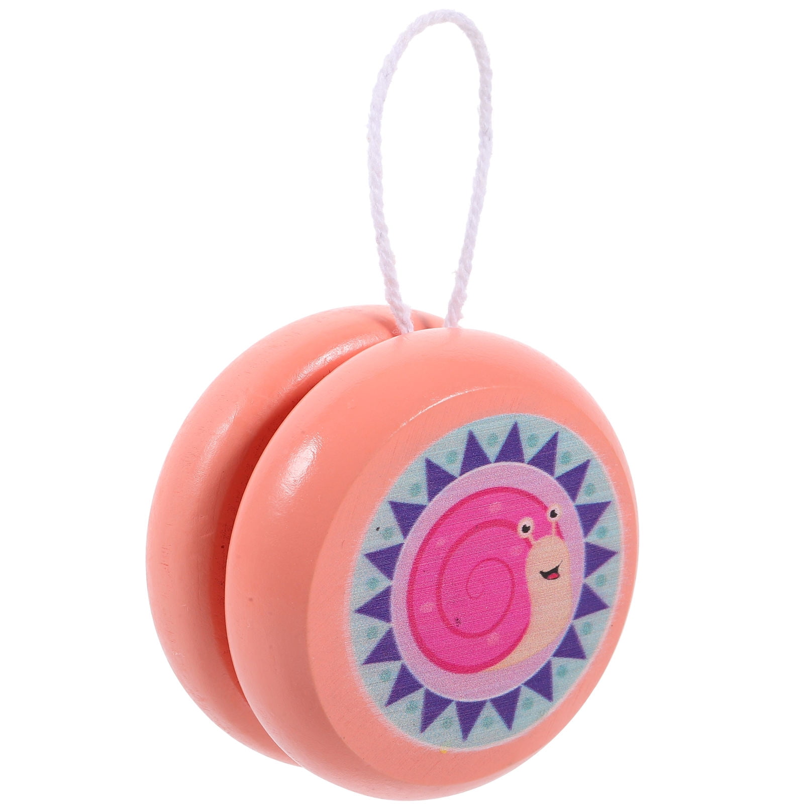 LOLIPPYY Wooden YoYo Ball for Kids with Structure and Lovely Orange ...