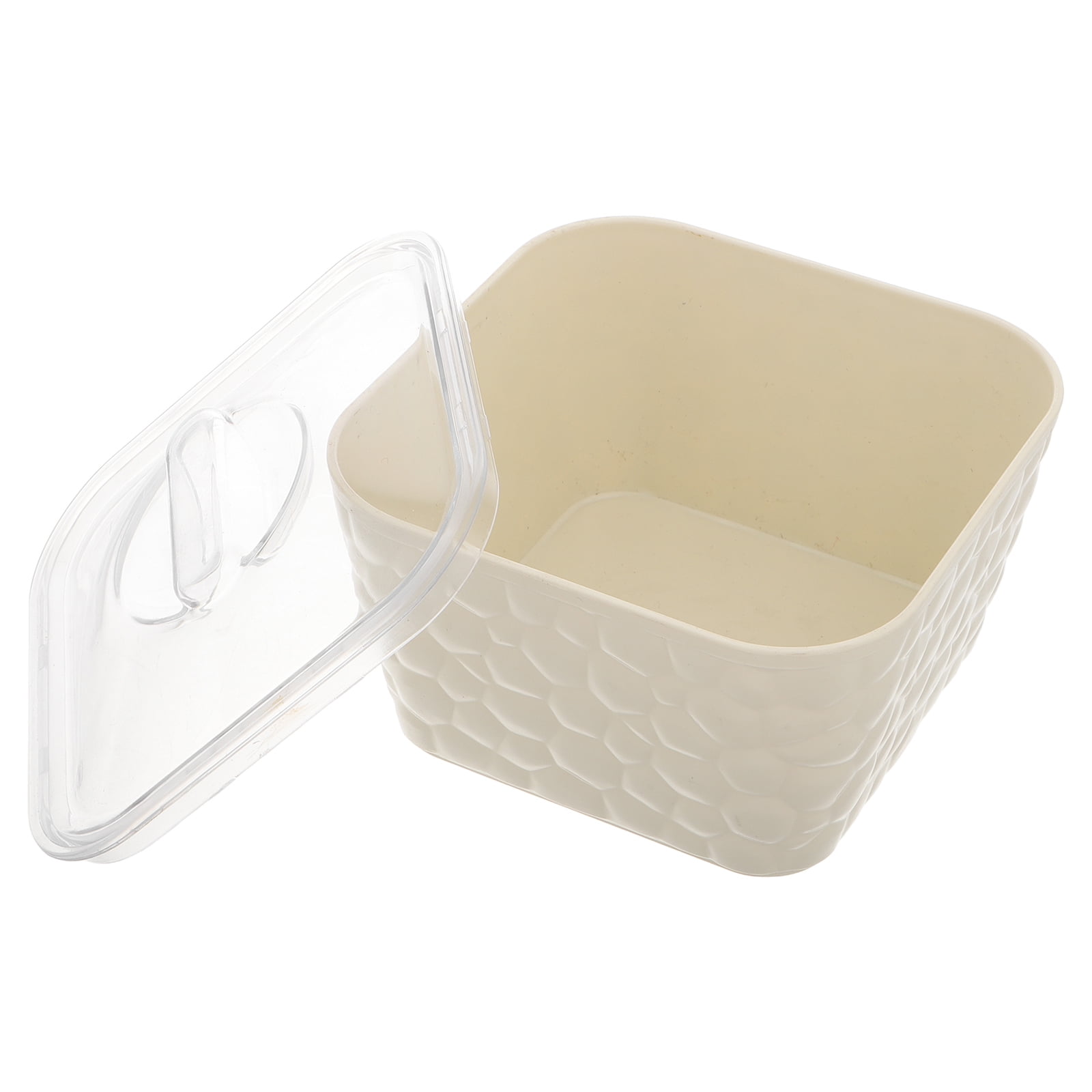 LOLIPPYY Yellow Hair Accessory Organizer Box Plastic Storage for Home ...