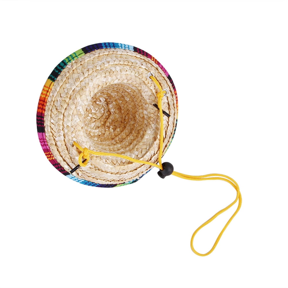 LOLIPPYY bucket hat for dog Pet Hat Beige Adjustable String for Walking ...