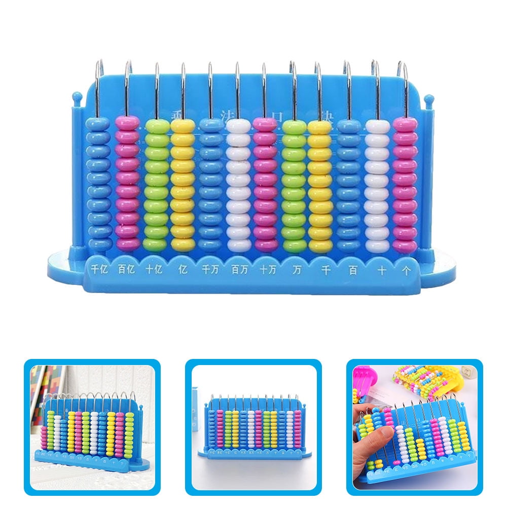 LOLIPPYY math arithmetic bead toy Abacus Blue Plastic 1Pack - Walmart.com
