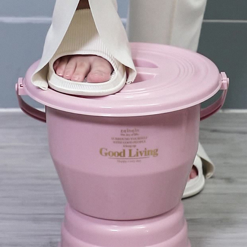 LOLIPPYY Round Plastic Night Urinal with Odor Blocking for Disabled ...