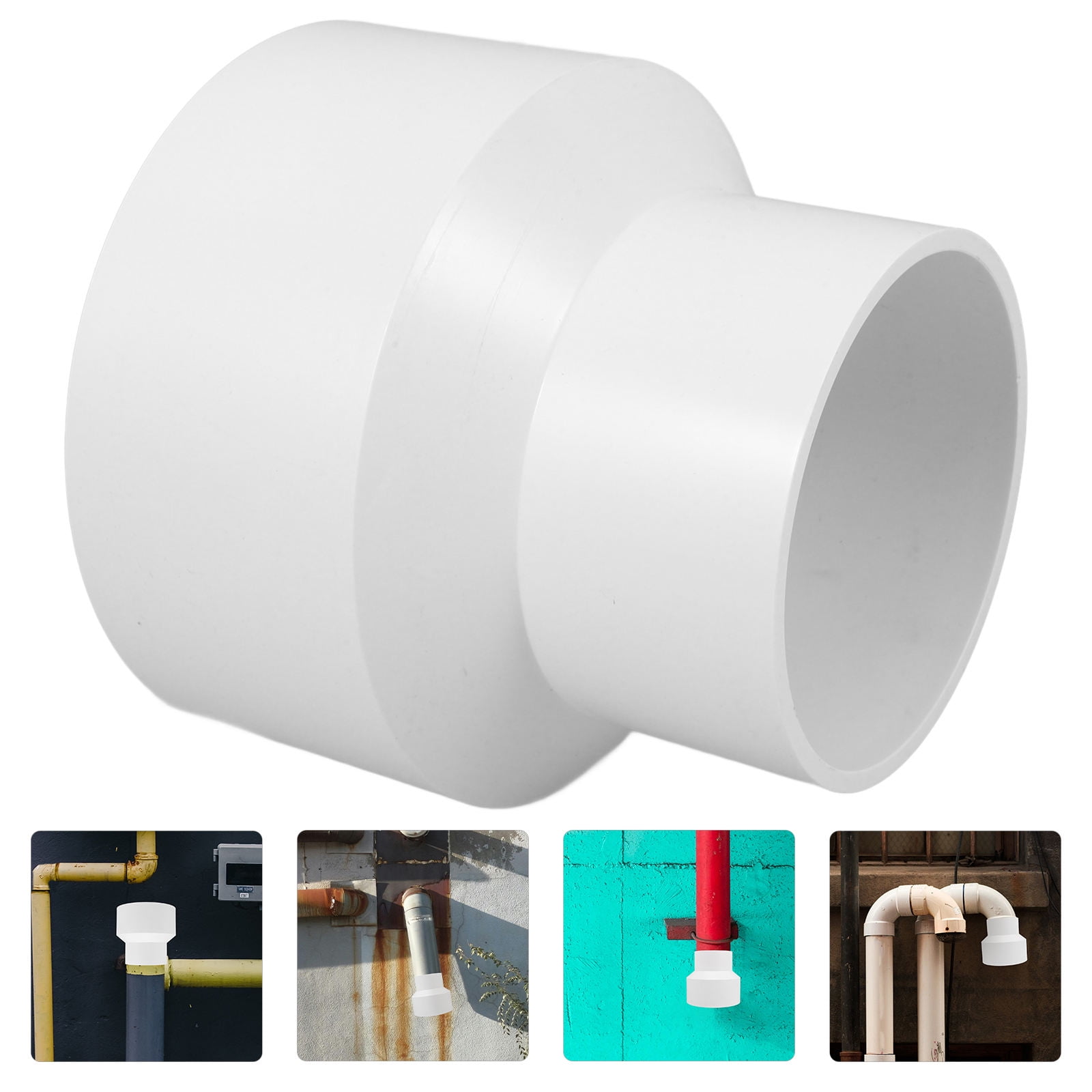 LOLIPPYY pipe coupling adapter Pipe Connector White Sealing for Home ...