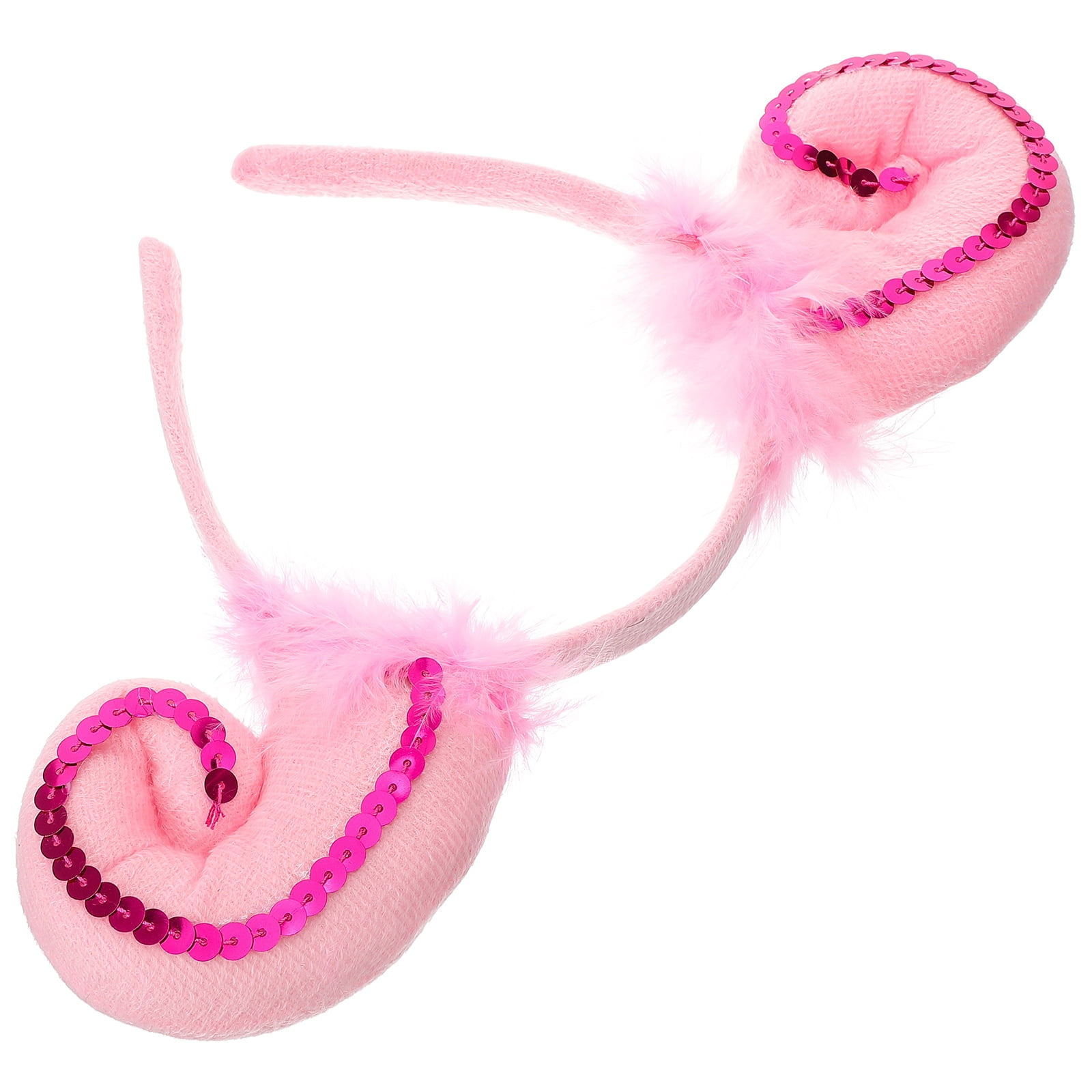 LOLIPPYY sheep ear horn hairband Sheep Ears Headband Rosy Cosplay ...