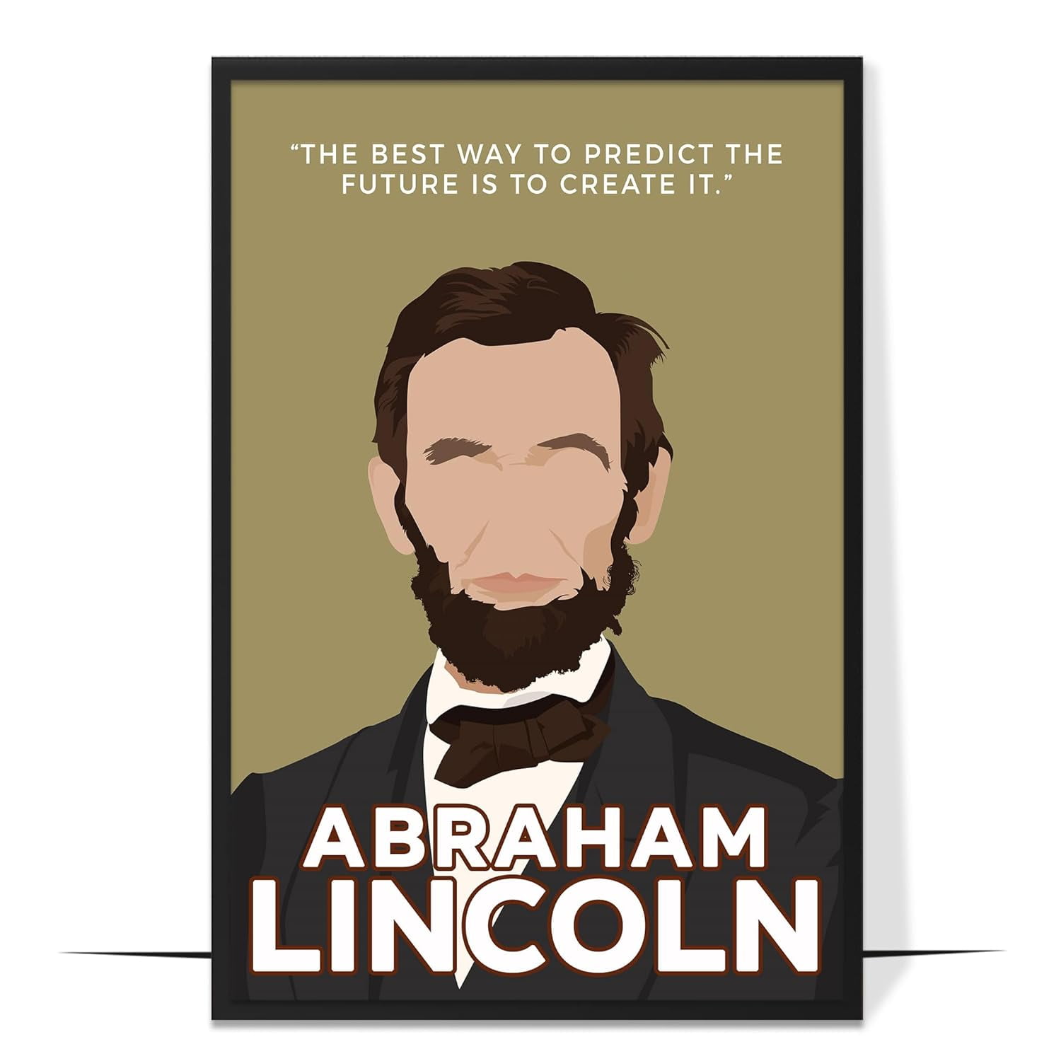 LOLUIS Abraham Lincoln Motivational Quotes Wall Art, Inspirational ...