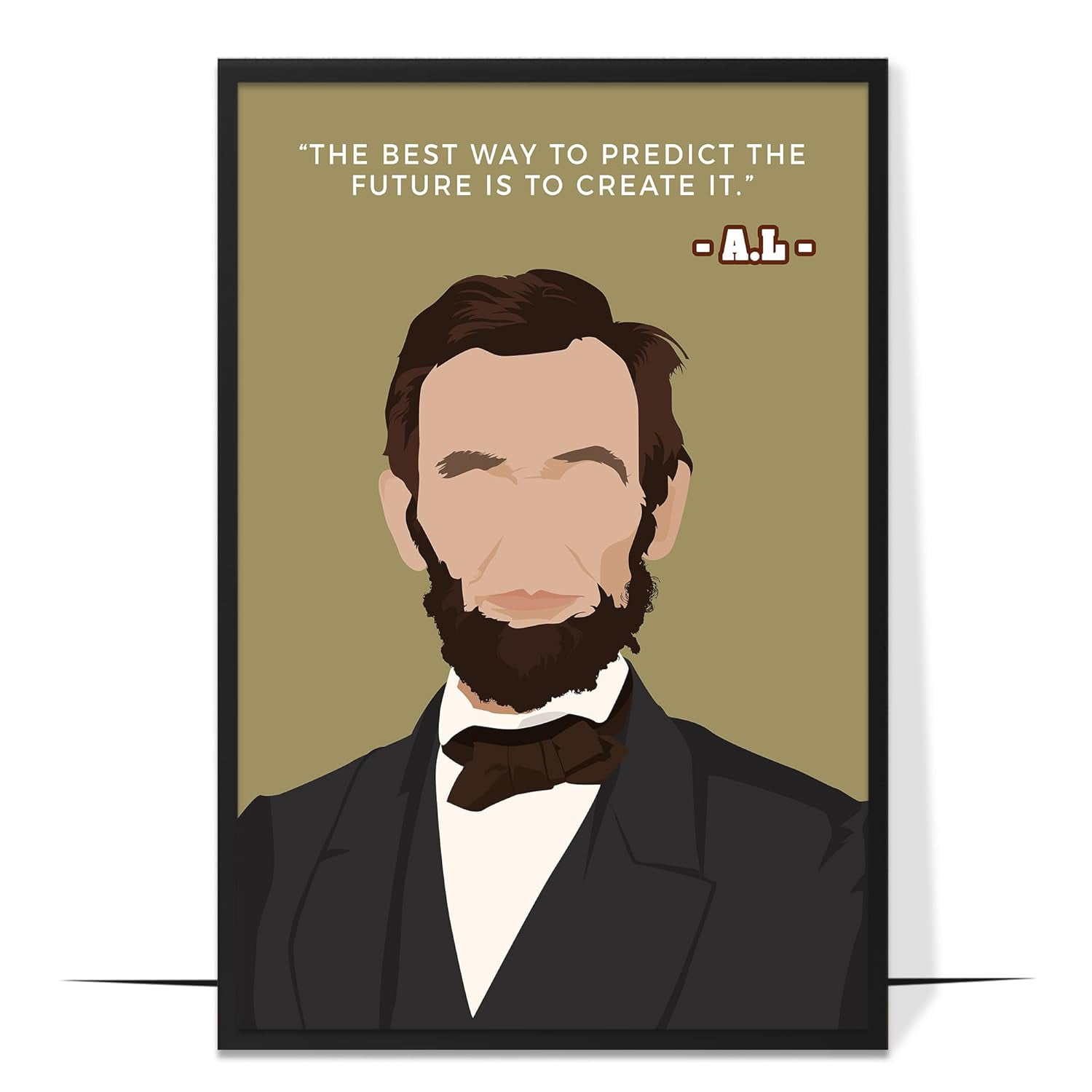 LOLUIS Motivational Quotes Wall Art, Inspirational History Presidents ...