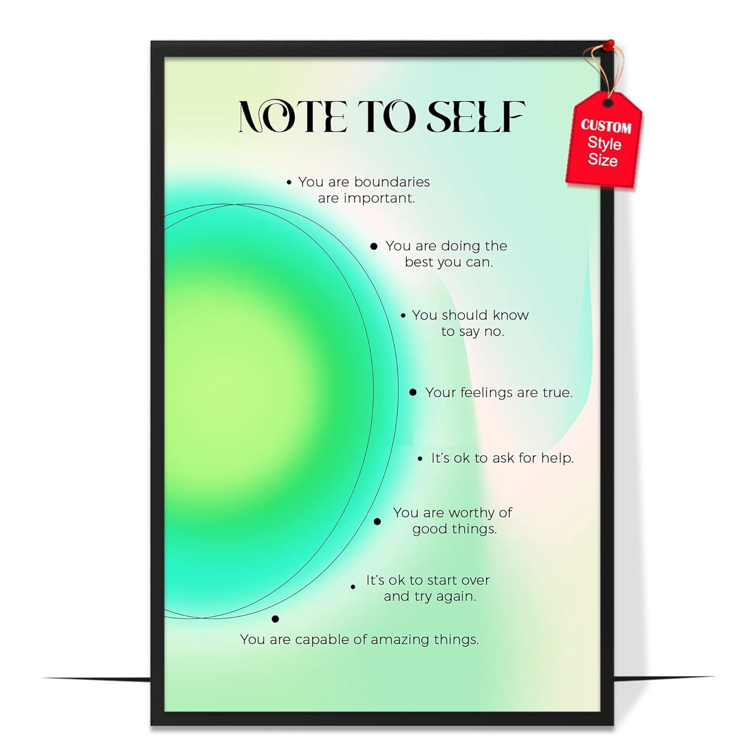 LOLUIS Aesthetic Wall Decor, Aura Energy Spiritual Gradient Trendy ...