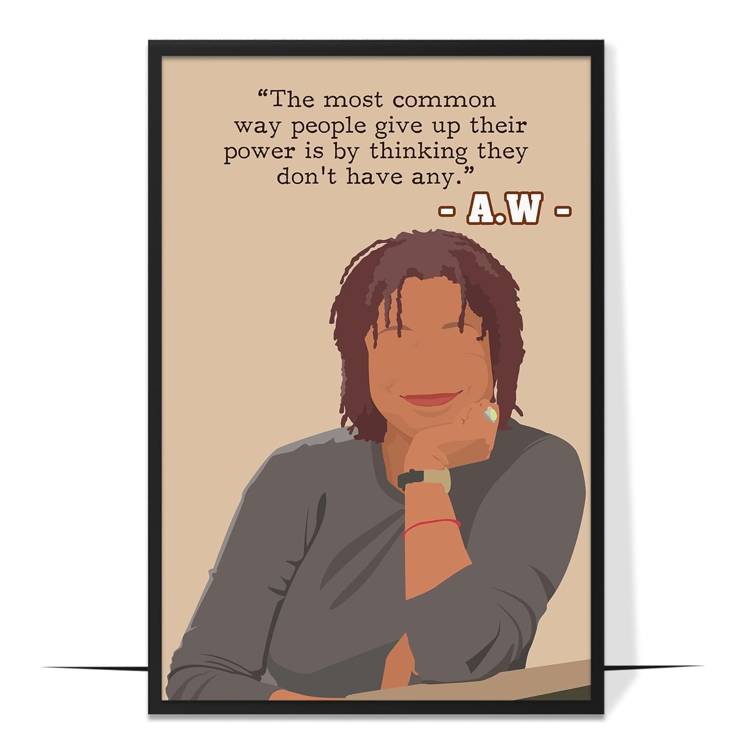 LOLUIS Inspirational Quotes Wall Art, Motivational Famous Authors ...