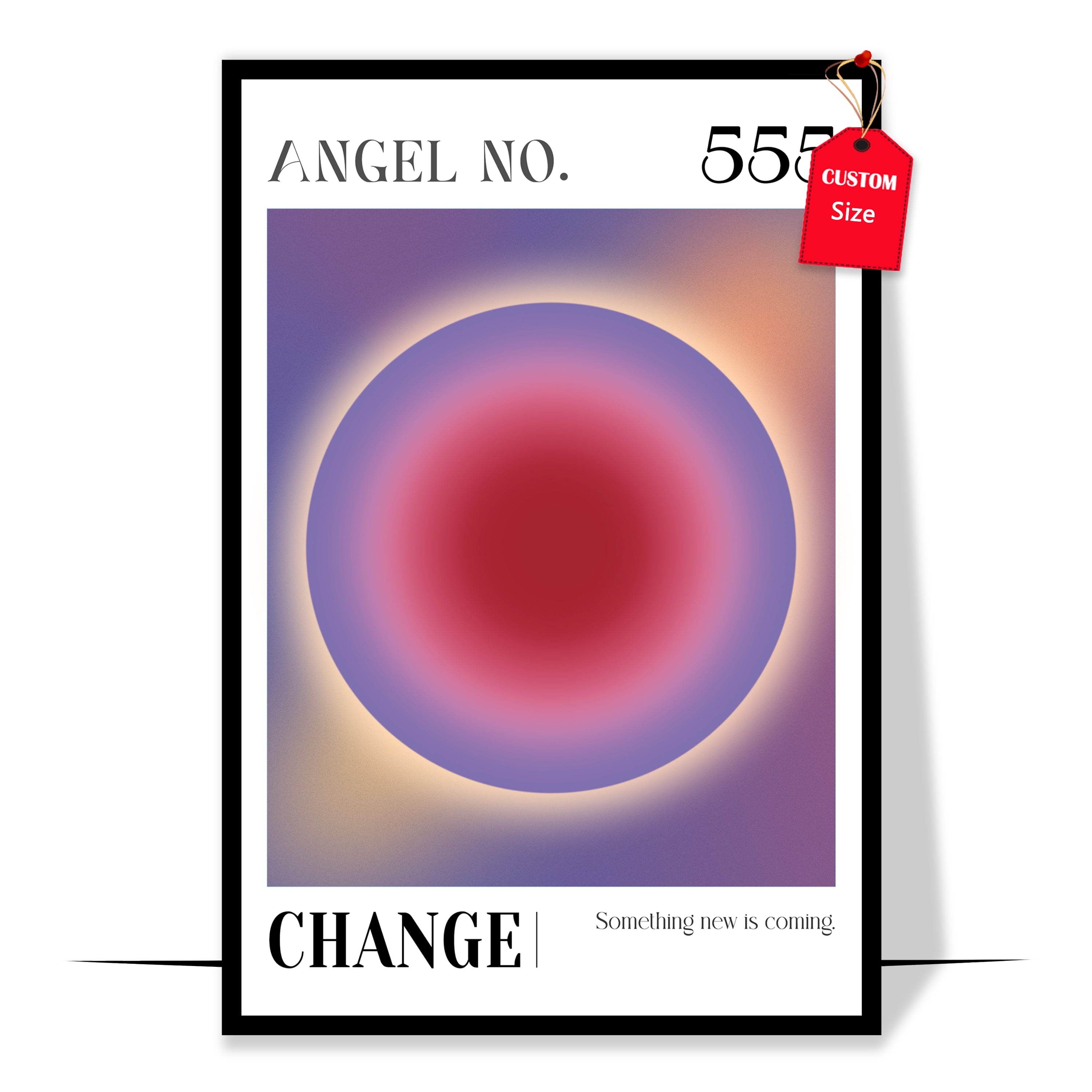 LOLUIS Angel Number Poster, Angel Number Aura Poster, Aesthetic Angel ...