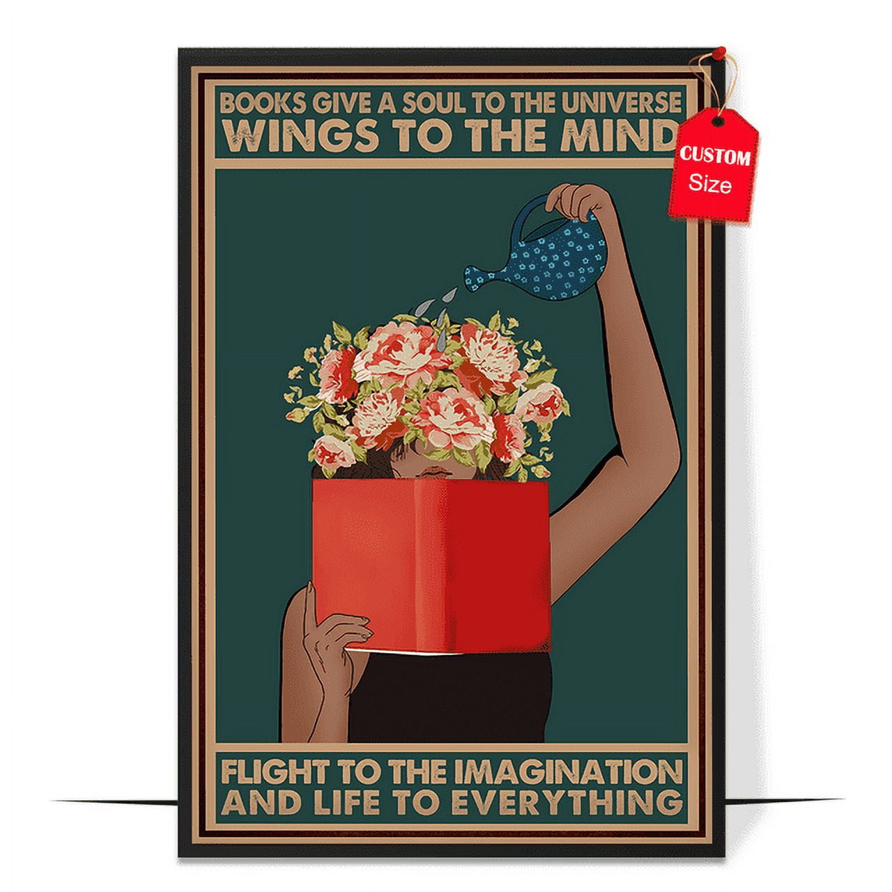 LOLUIS It's A Good Day To Read A Book Poster, Reading Books Poster ...