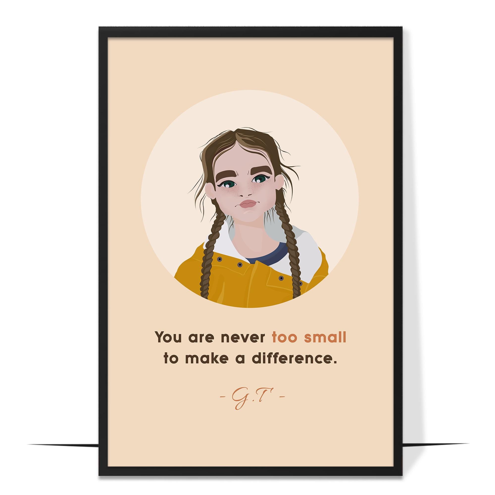 LOLUIS Inspirational Quotes Wall Art, Empowered Women Art Print Decor ...