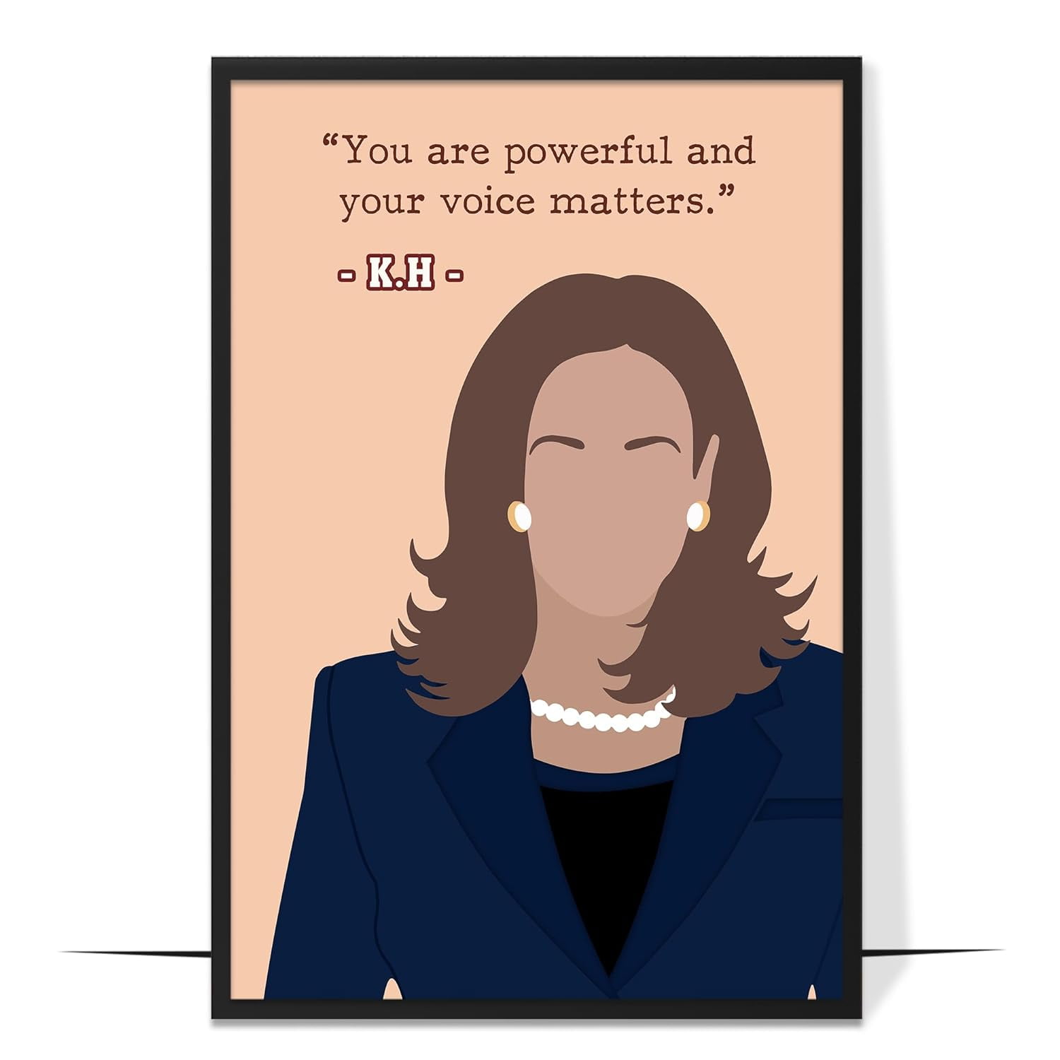 LOLUIS Inspirational Quotes Wall Art, Empowered Women Art Print Decor ...