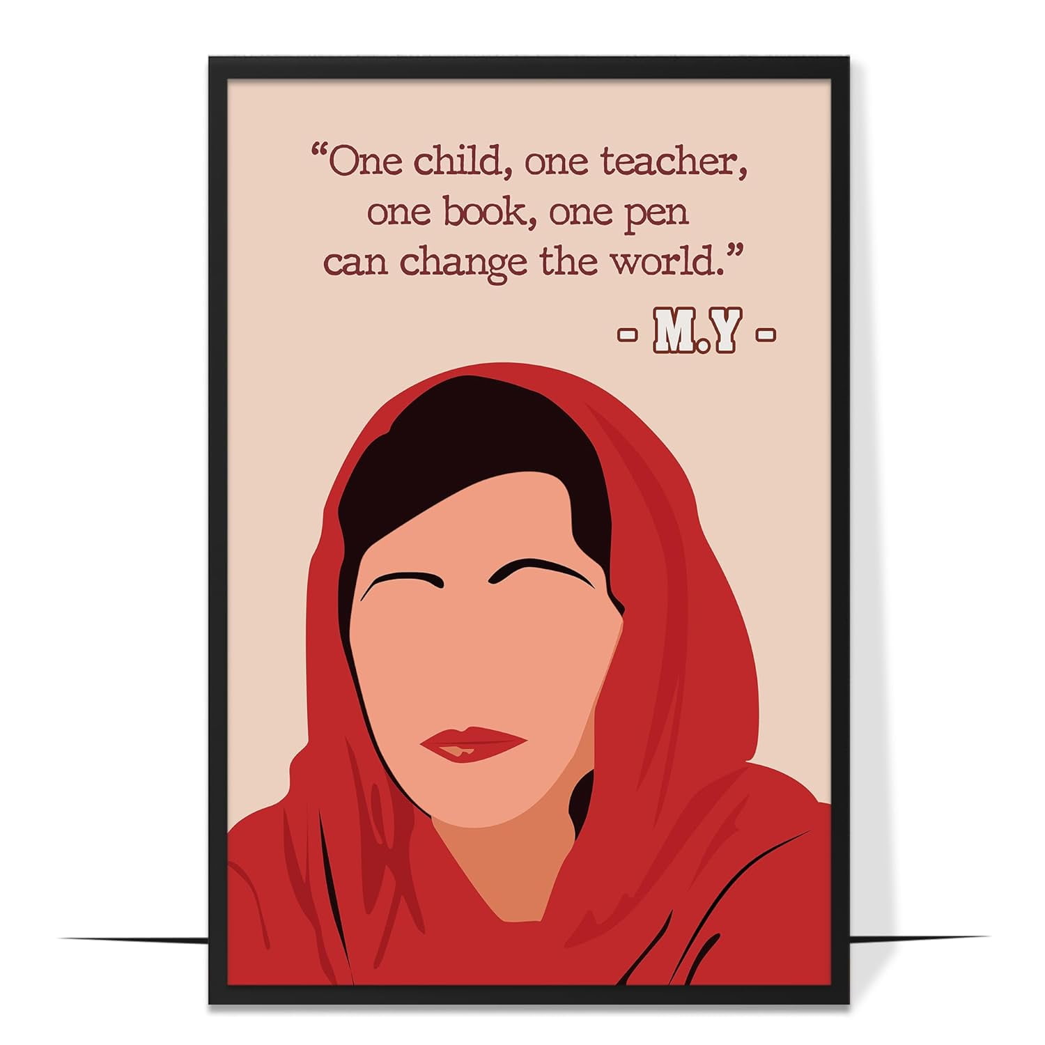LOLUIS Inspirational Quotes Wall Art, Empowered Women Art Print Decor ...