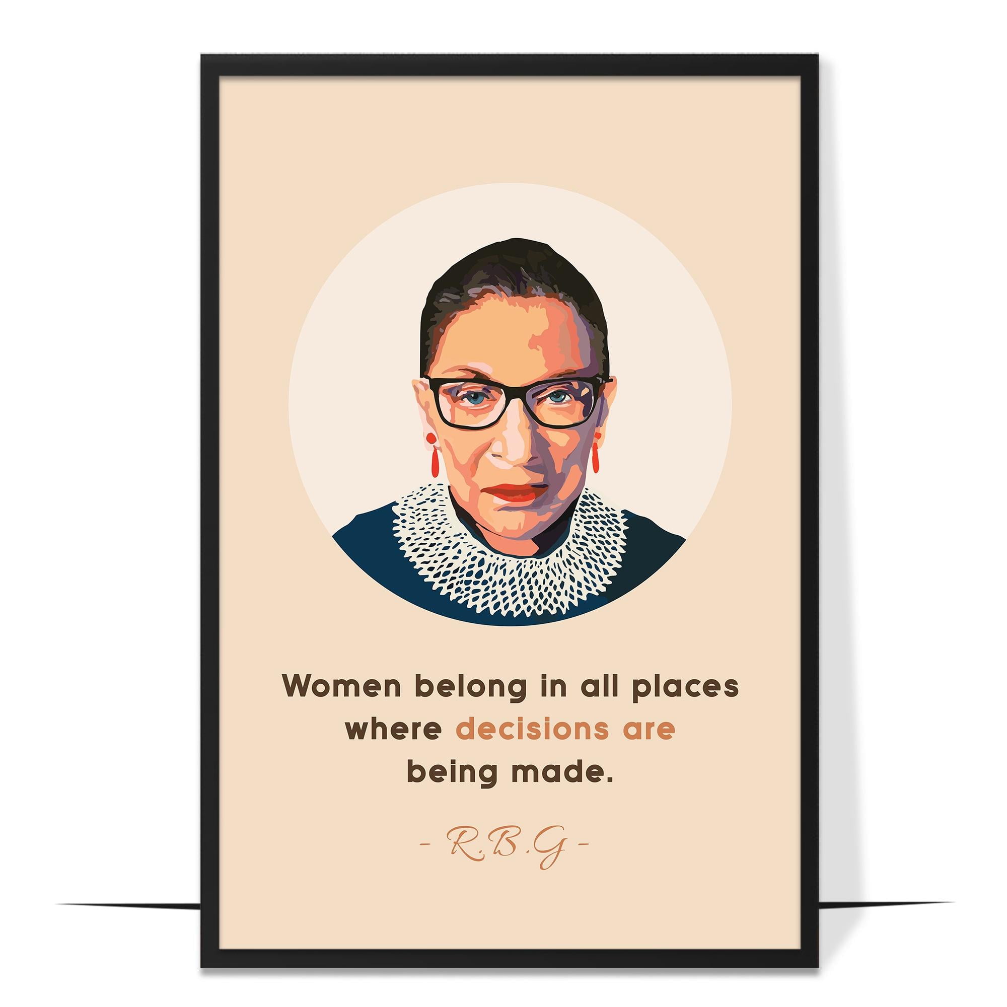 LOLUIS Inspirational Quotes Wall Art, Empowered Women Art Print Decor ...