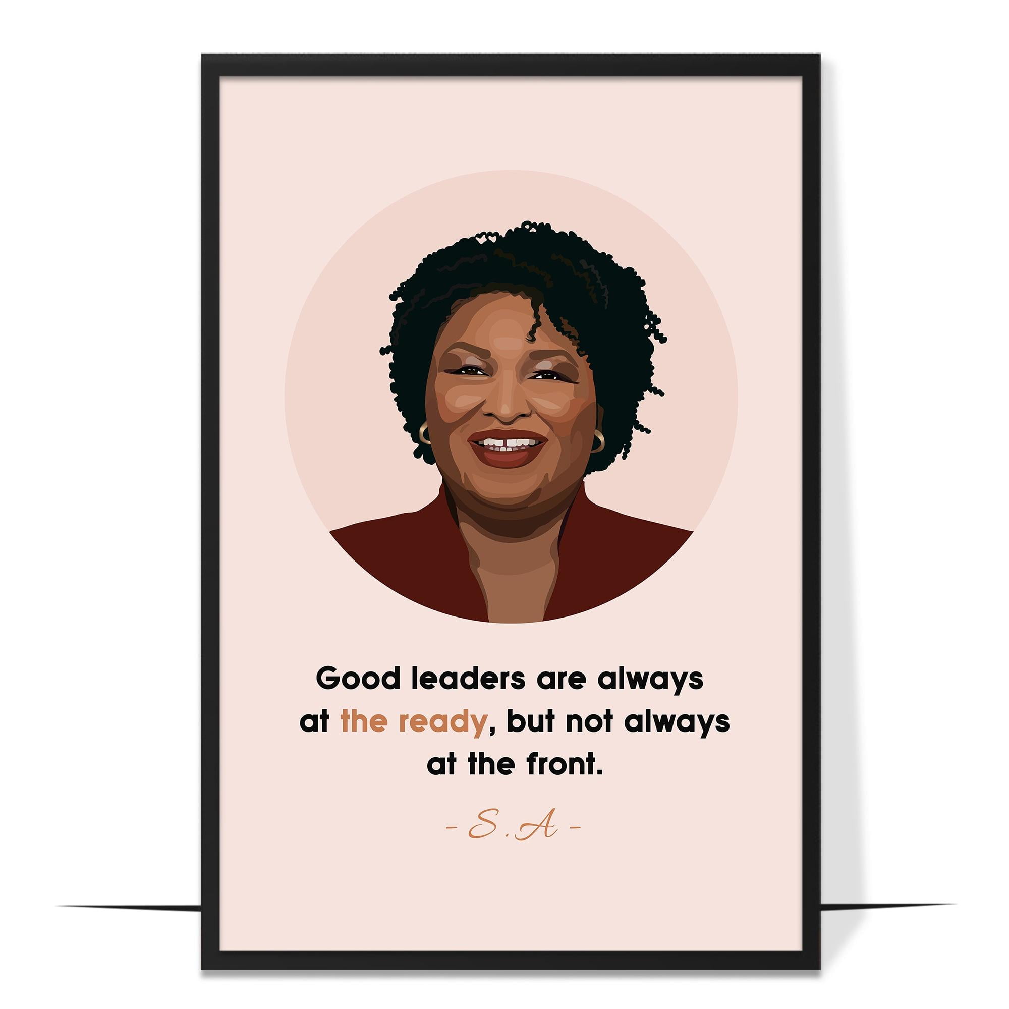 LOLUIS Inspirational Quotes Wall Art, Empowered Women Art Print Decor ...