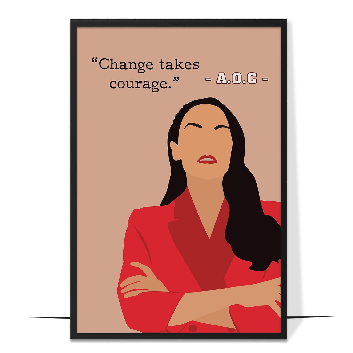 LOLUIS Inspirational Quotes Wall Art, Empowered Women Art Print Decor ...