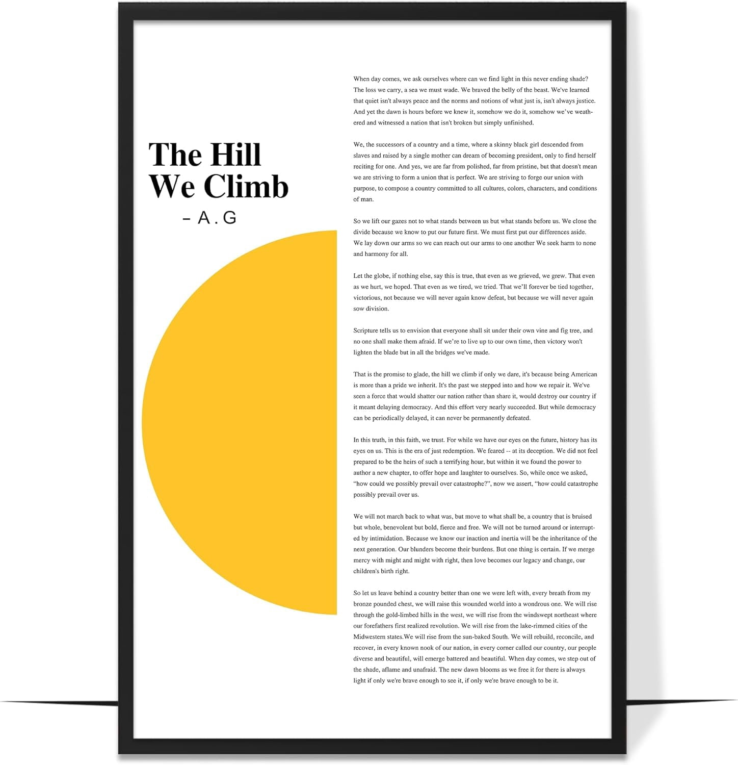 LOLUIS Inspirational Quotes Wall Art, Feminist Motivational Amanda ...