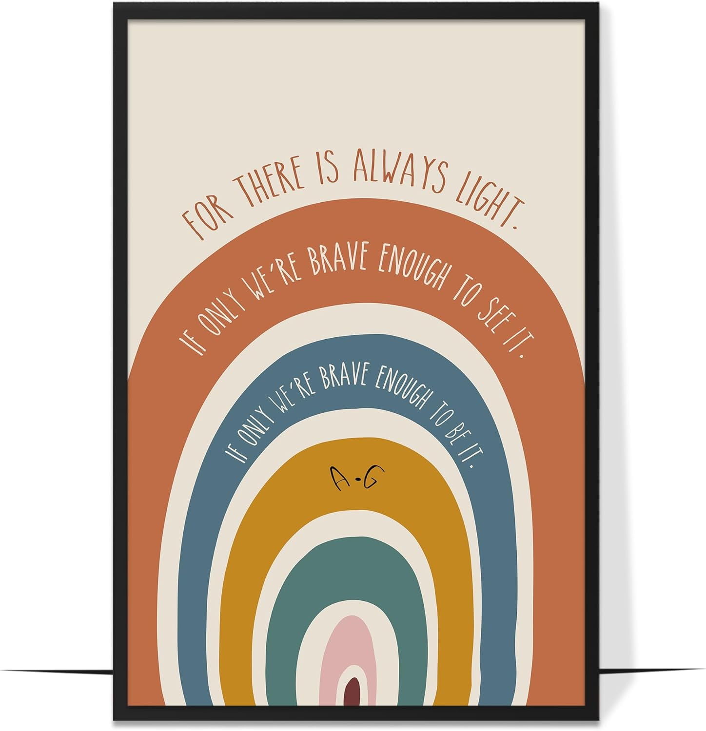 LOLUIS Inspirational Quotes Wall Art, Feminist Motivational Amanda ...