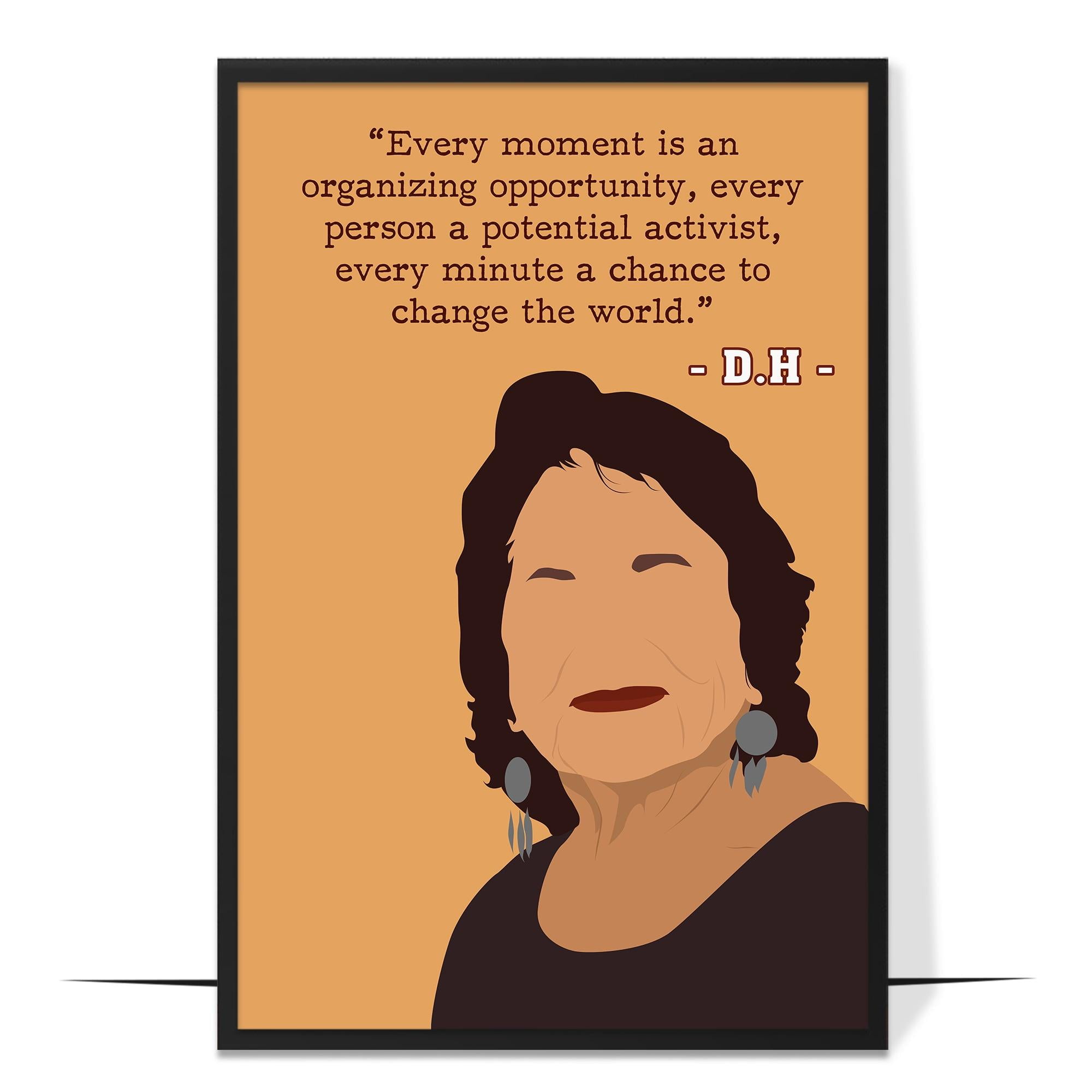 LOLUIS Inspirational Quotes Wall Art, Hispanic Leaders Art Print Decor ...