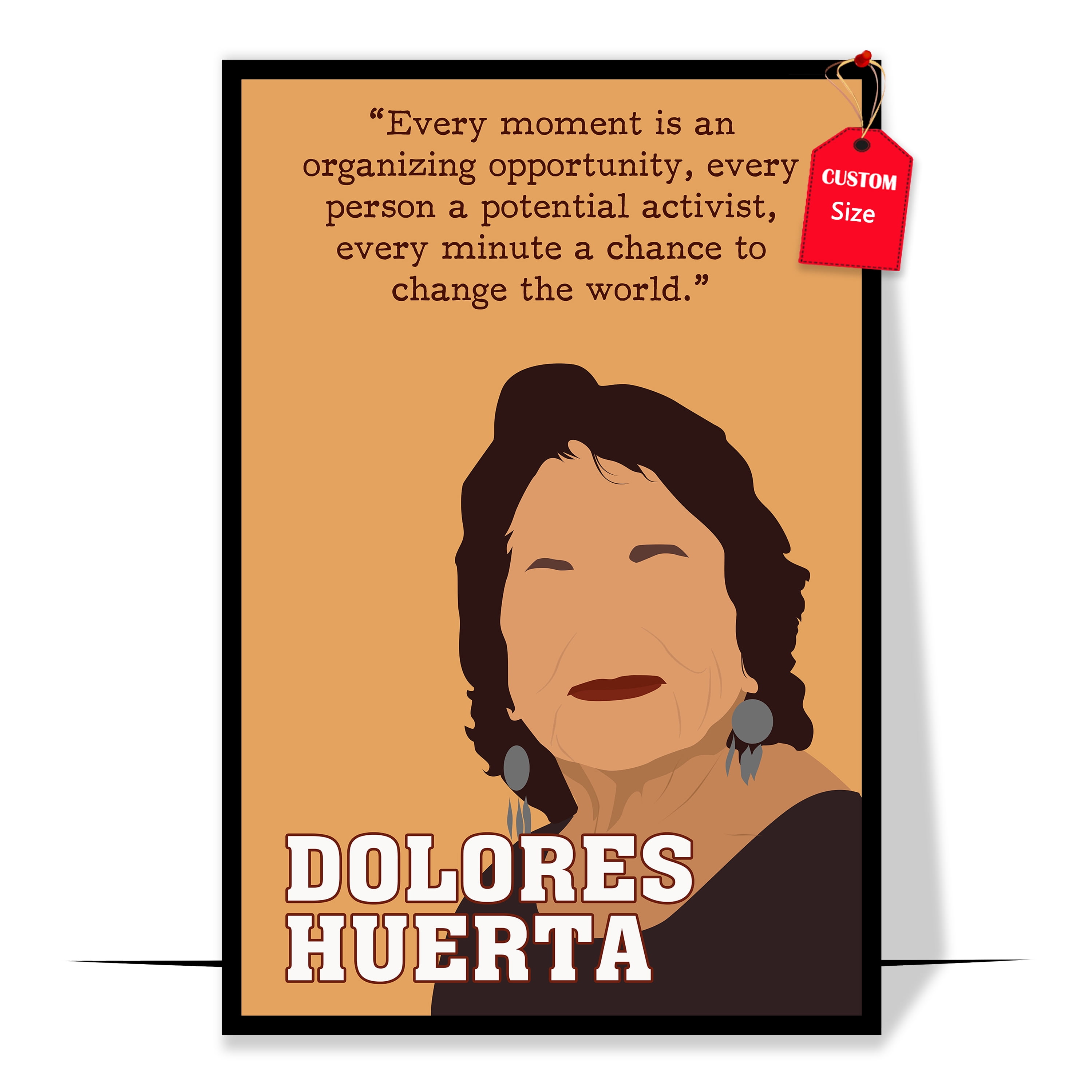 LOLUIS Inspirational Quotes Wall Art, Hispanic Leaders Art Print Decor ...