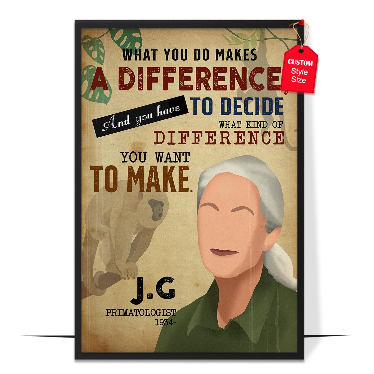 LOLUIS Inspirational Quotes Wall Art, Science Education Print Decor for ...