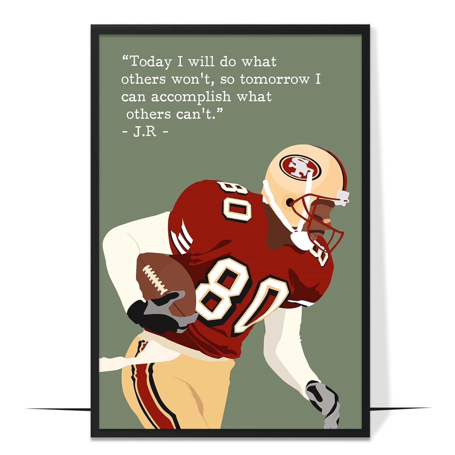 LOLUIS Inspirational Quotes Wall Art, Sports Motivational Art Print ...