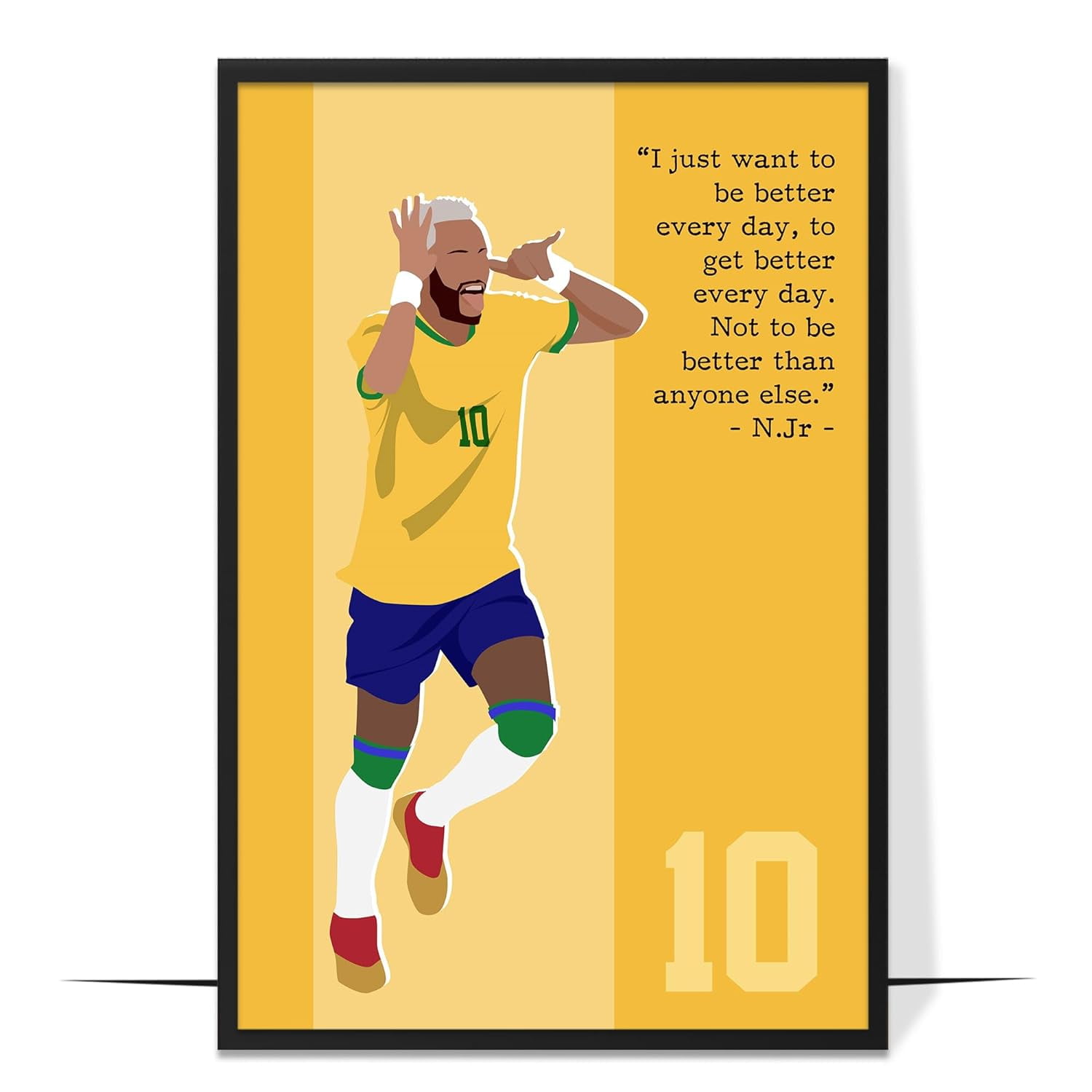 LOLUIS Inspirational Quotes Wall Art, Sports Motivational Art Print ...